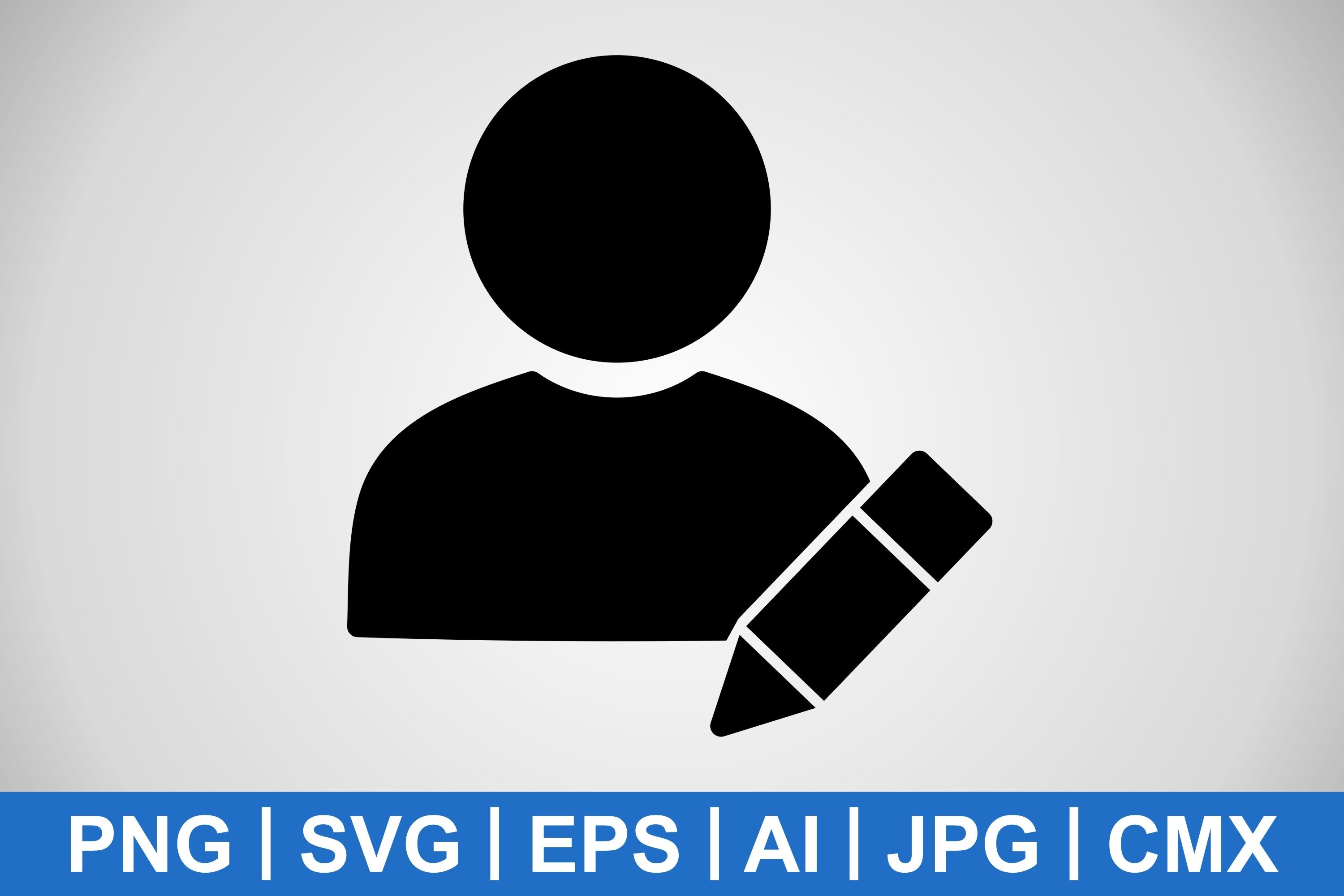 Vector Edit Profile Icon (1015888) | Icons | Design Bundles