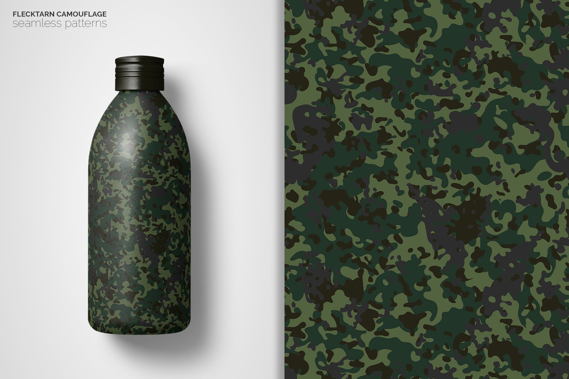 Flecktarn Camo Seamless Patterns (926441) | Patterns | Design Bundles