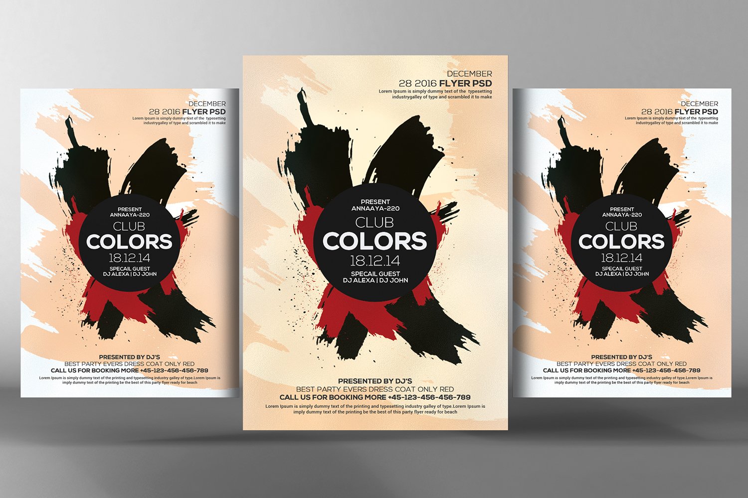Club Colors Flyer (440907) | Flyers | Design Bundles