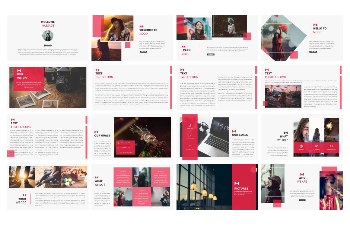 Mood Presentation (63095) | Presentation Templates | Design Bundles