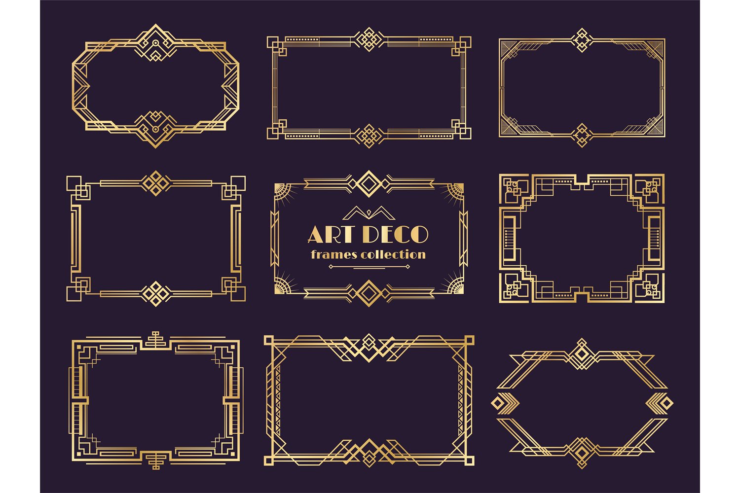 1920s Art Deco Borders