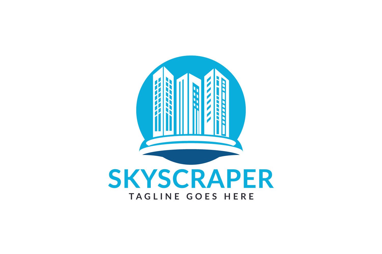 Skyscraper logo design. (678666) | Logos | Design Bundles