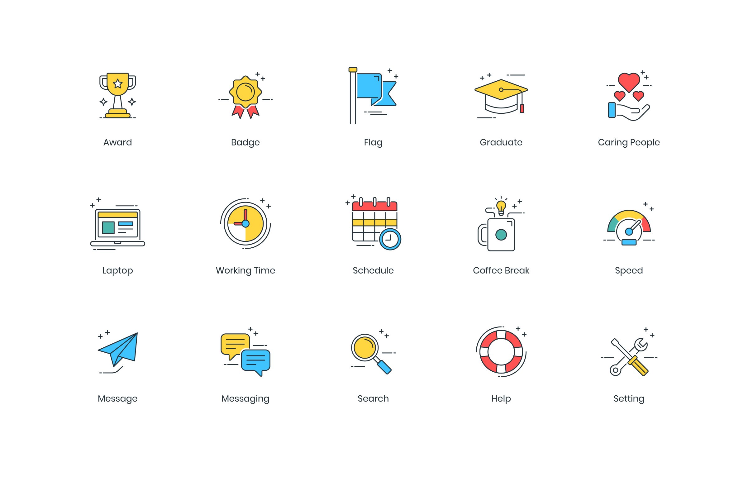 90 Startup Modern Icons (184512) | Icons | Design Bundles