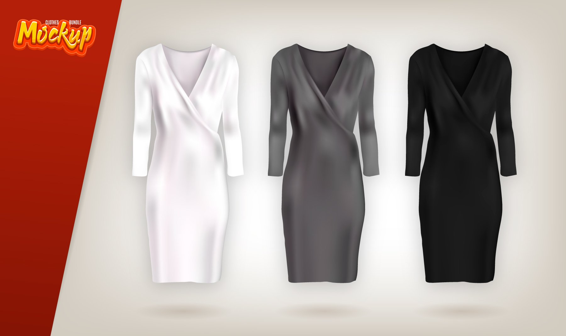 Vector clothes Mockup bundle (32596) | Mockups | Design Bundles