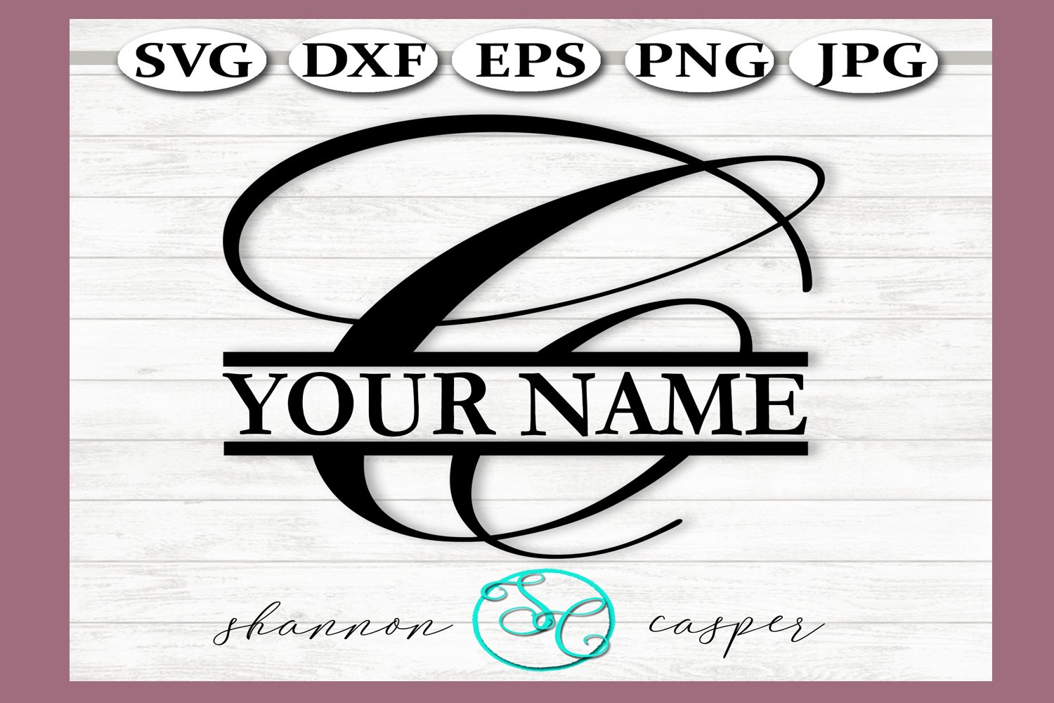 SVG Split Monogram Full Alphabet Set (291402) | Cut Files | Design Bundles