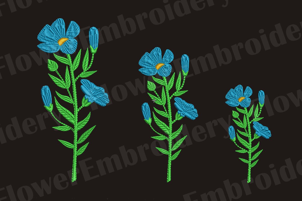 Wildflower machine embroidery designs (2241113)