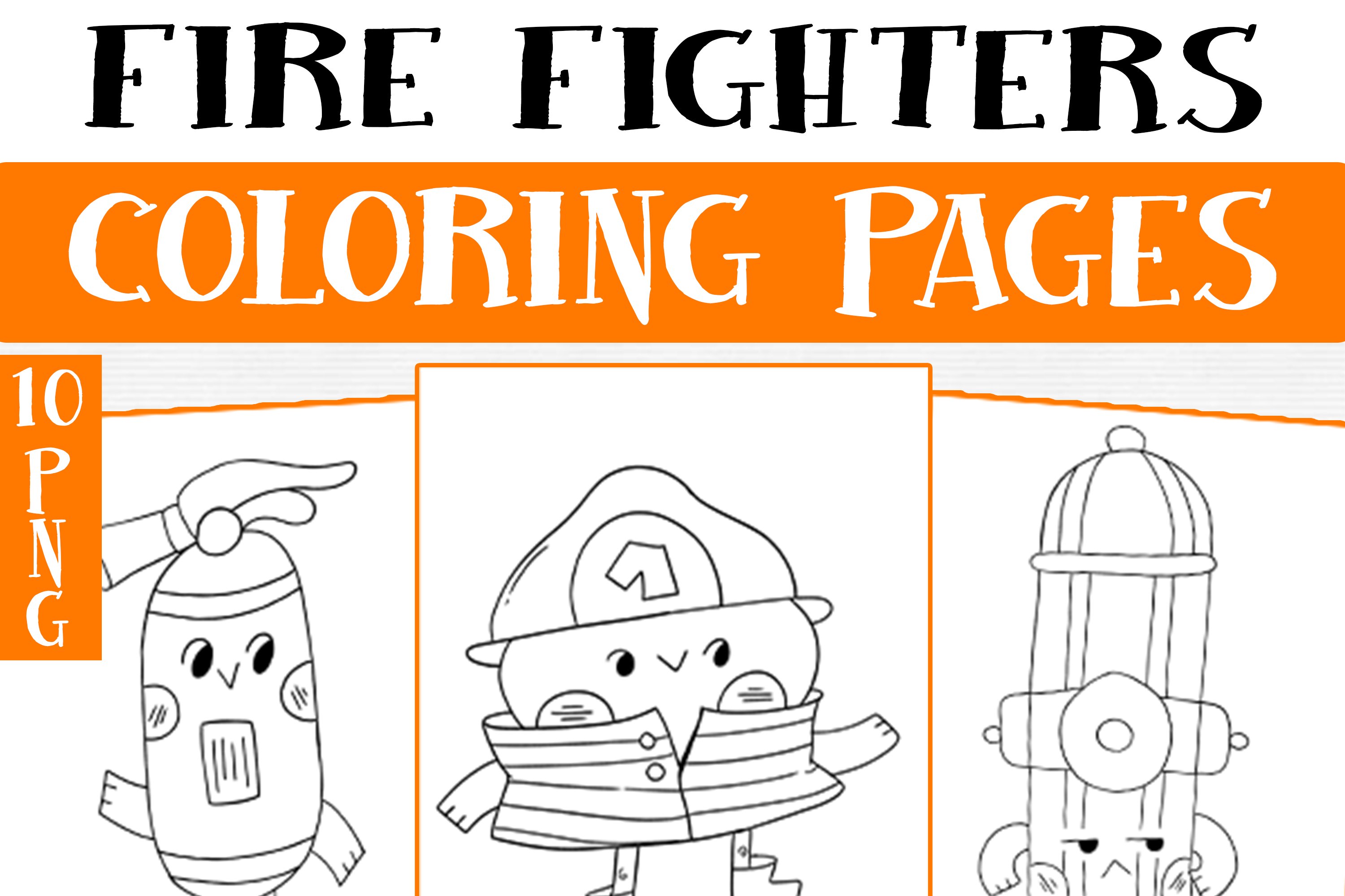 Thank You Fireman Coloring Pages