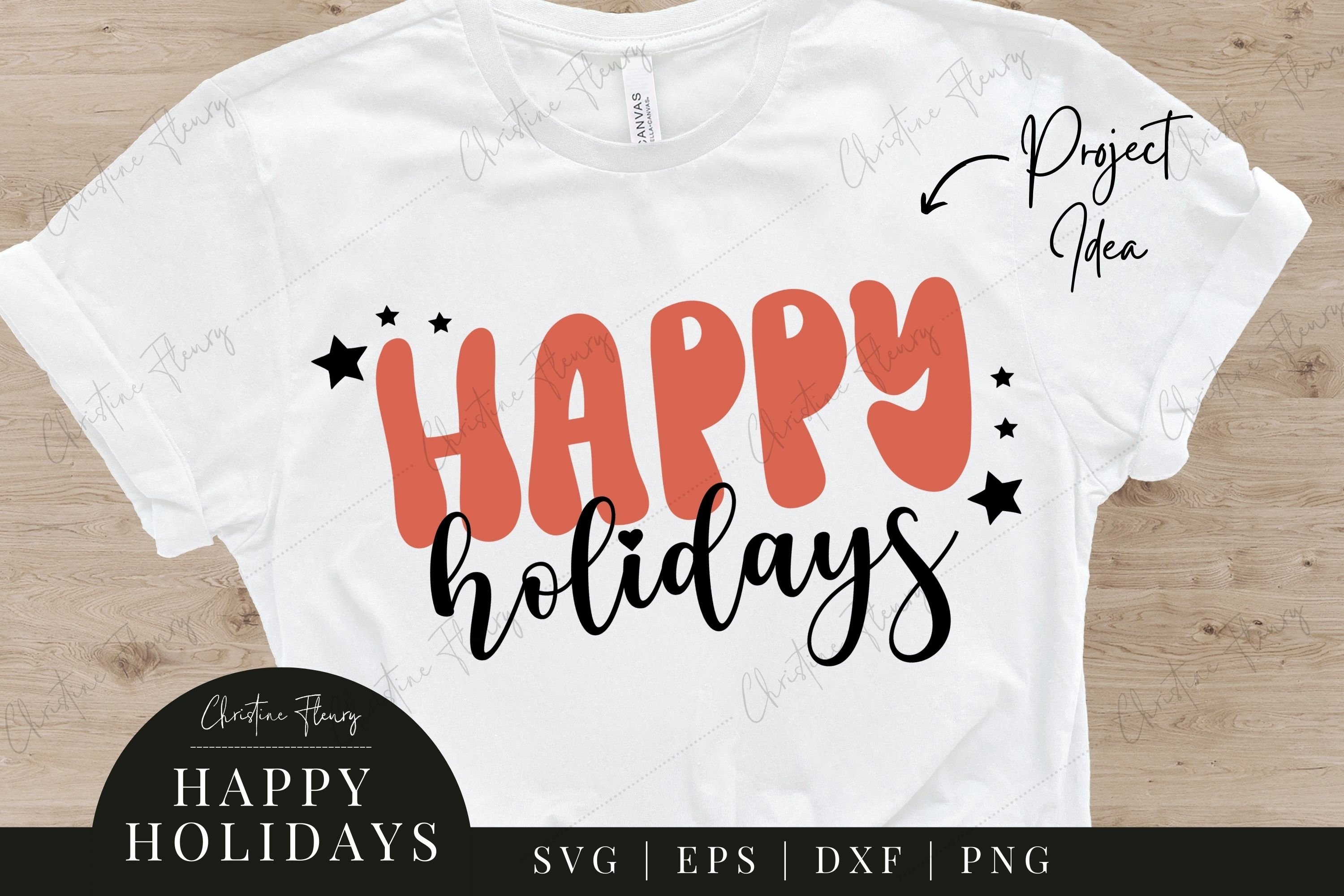 Happy Holidays SVG