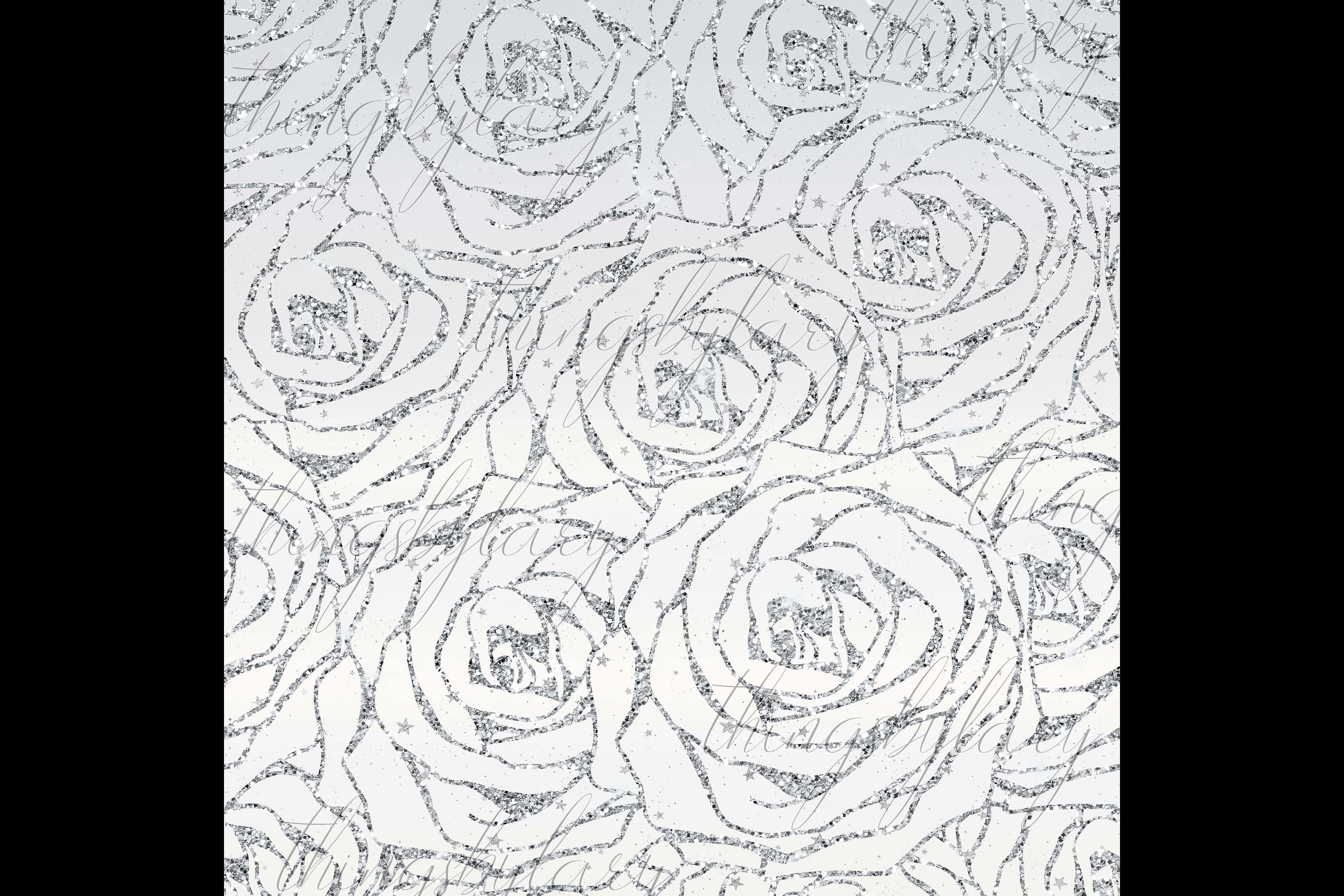 16 Seamless Glitter Rose Net Overlay Digital Images PNG (246480) | Card ...