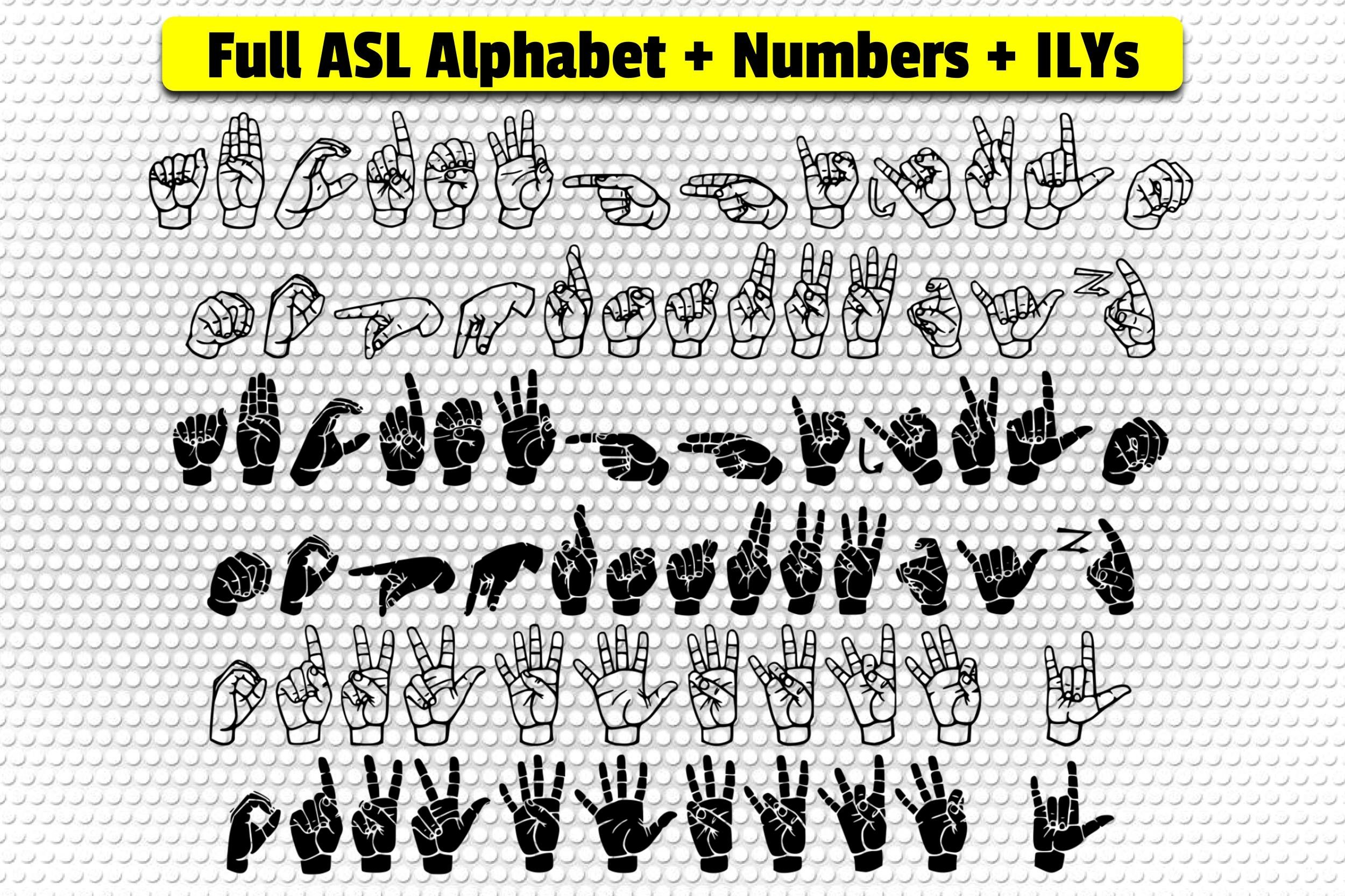 Asl Font Handey An Inclusive Sign Language Font .OTF Two Versions