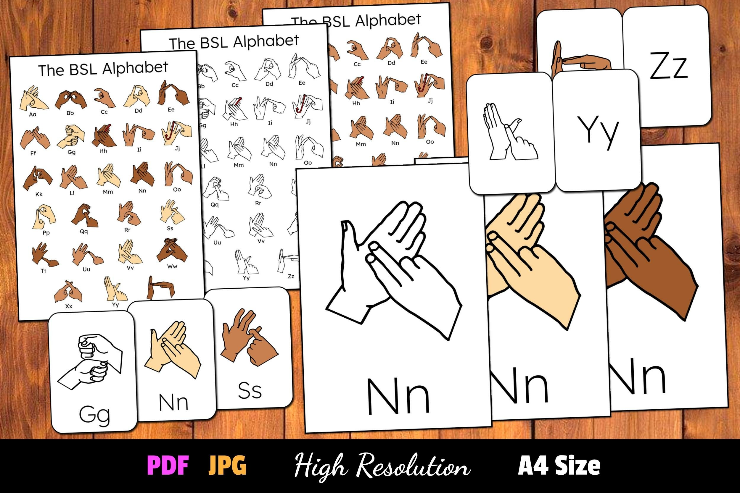 Alphabet In Makaton