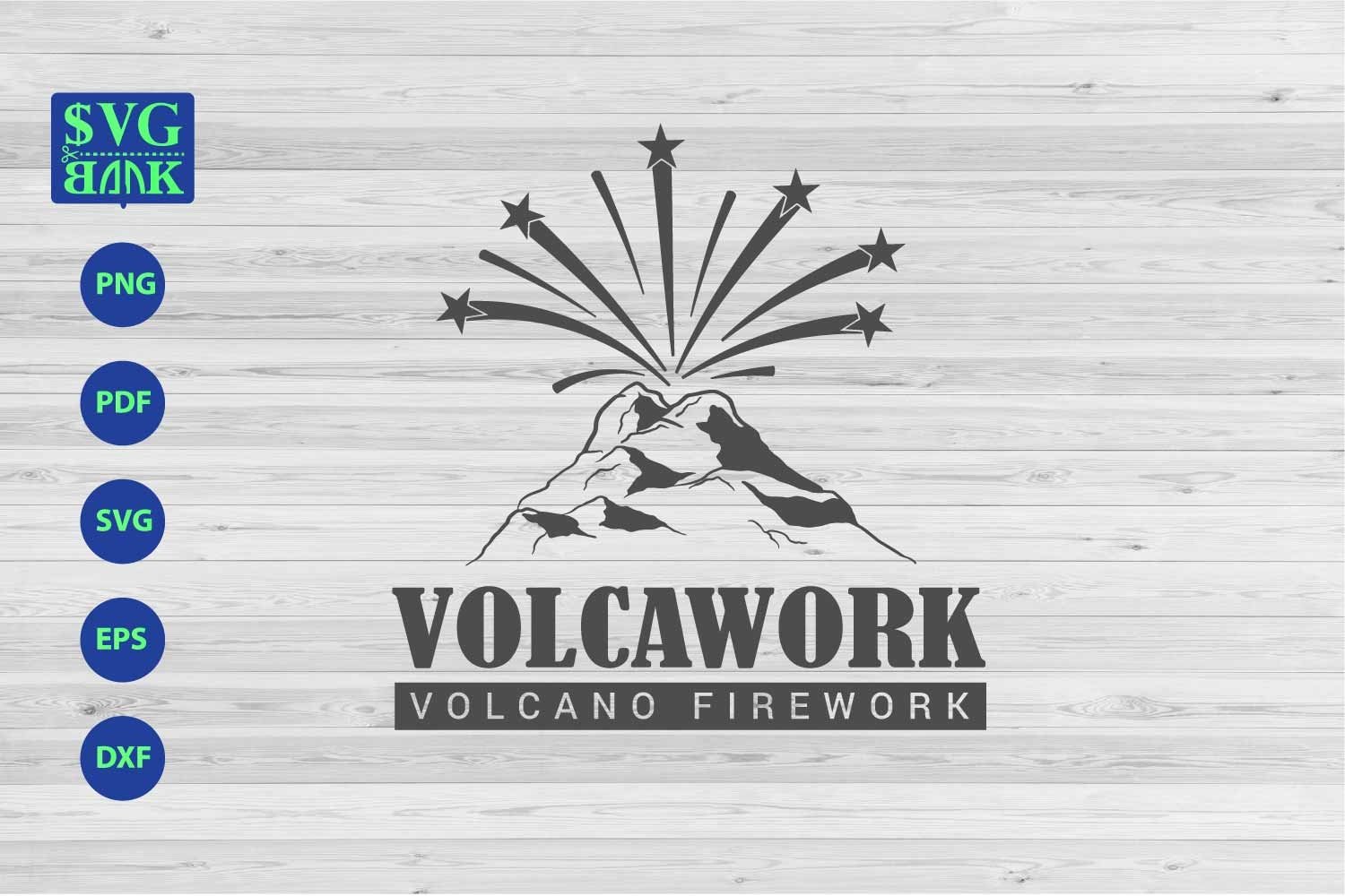 Volcano artwork svg, volcano firework cut file (358958) | SVGs | Design ...