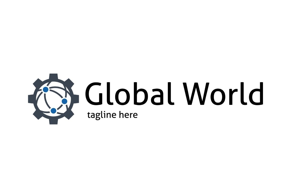 Global World Logo (661178) | Logos | Design Bundles