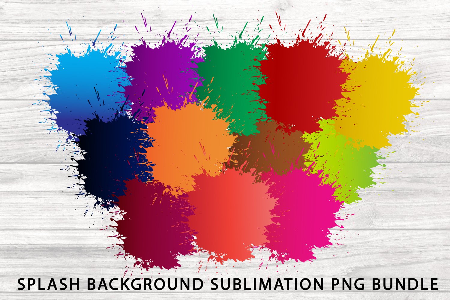 Sublimation Background Bundle-Splash PNG For Sublimation (941702 ...