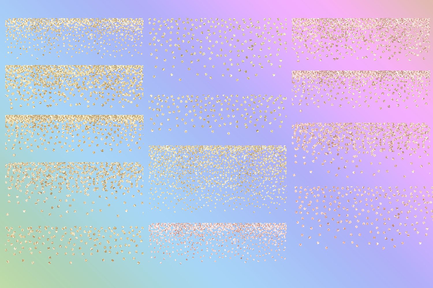 Soft Shimmer Glitter Confetti (586392) | Illustrations | Design Bundles