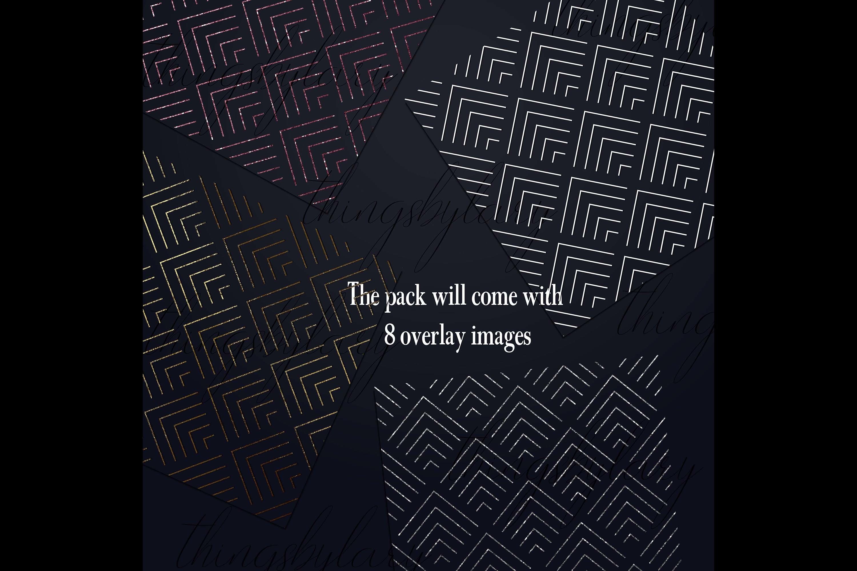 30 Seamless Geometric Art Deco Luxury Pattern Overlay Images (161220 ...