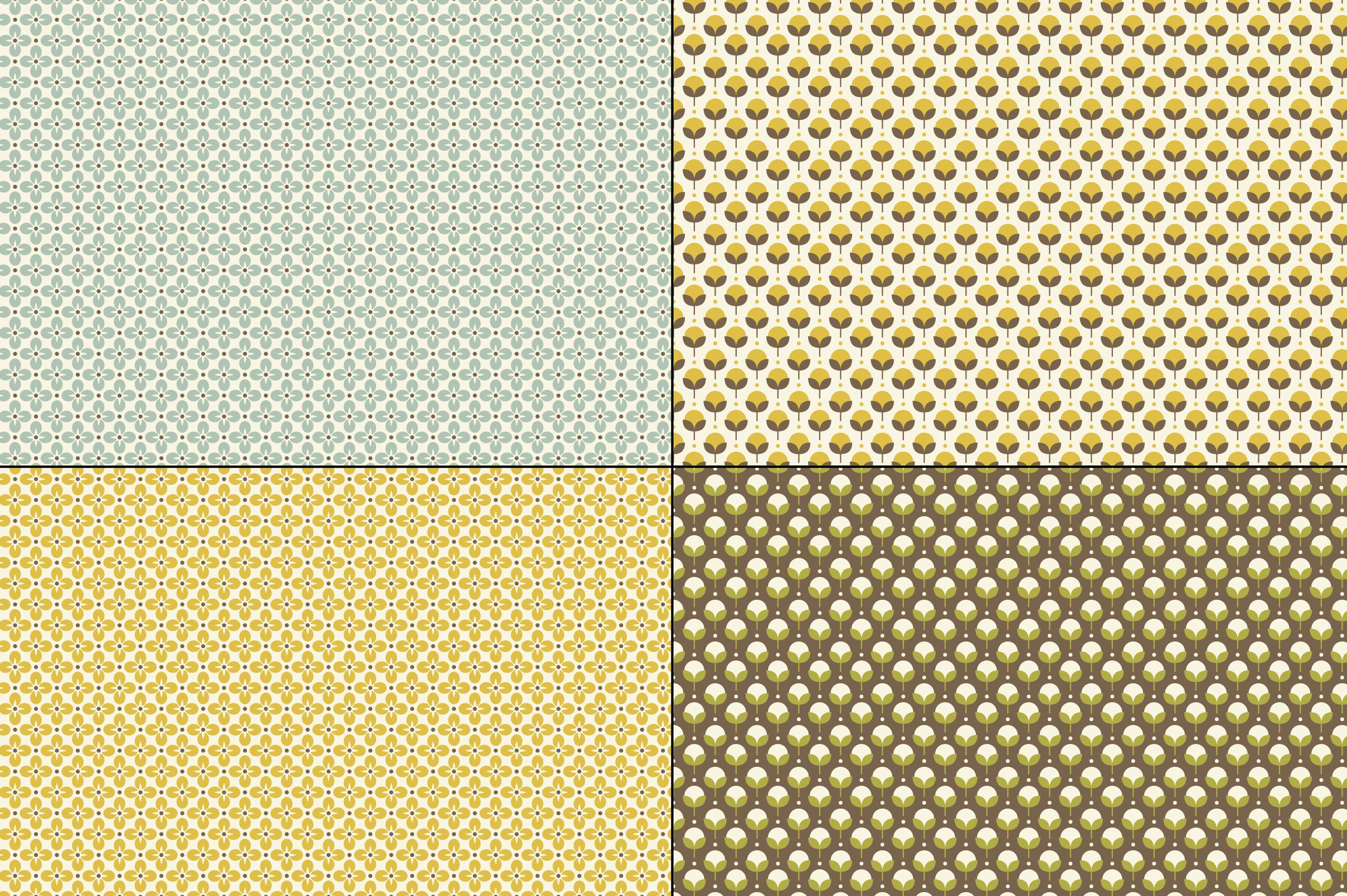 Retro Seamless Small Geometric Patterns (721397) | Patterns | Design ...