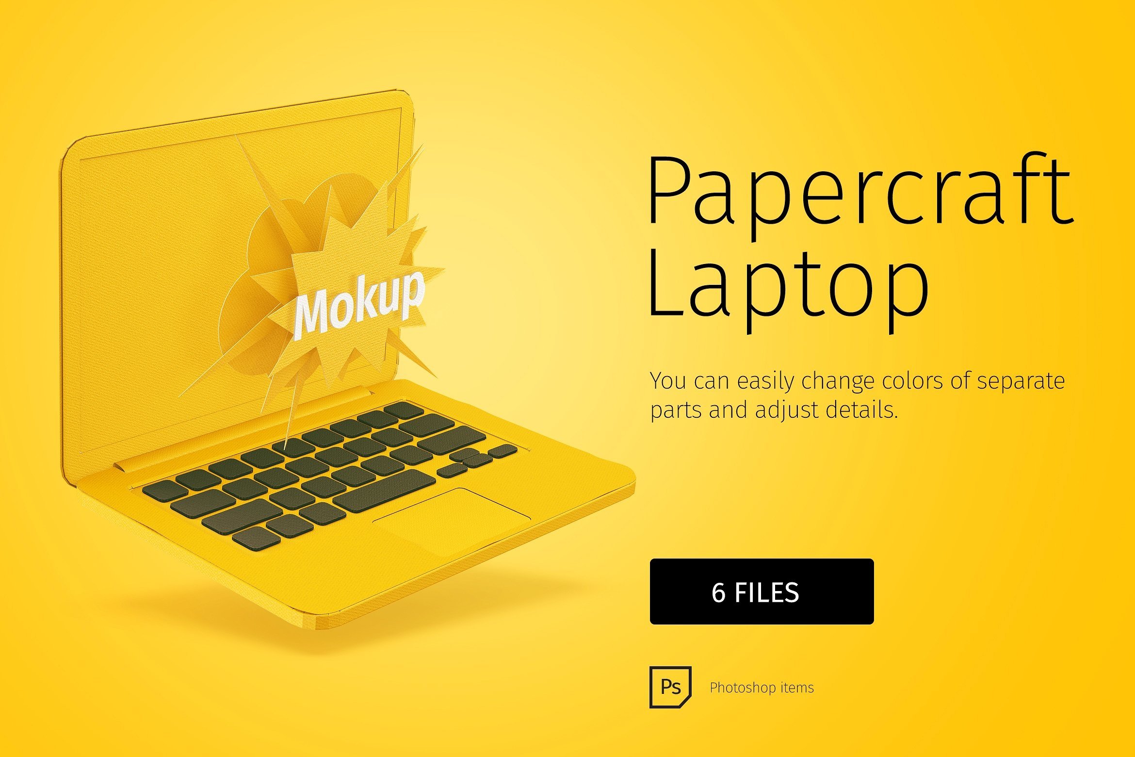 Papercraft Macbook (74564) | Scene Creators | Design Bundles