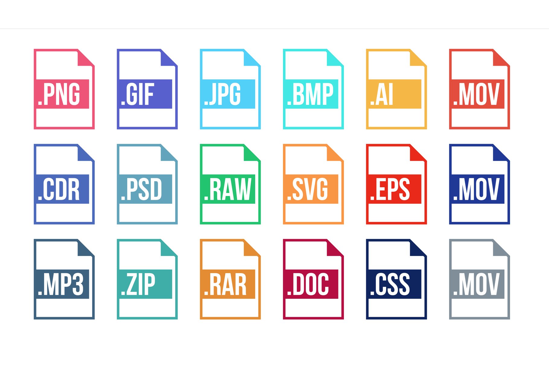 Format File Vector. Pictures Pictogram File Formats Icon. (674856 ...