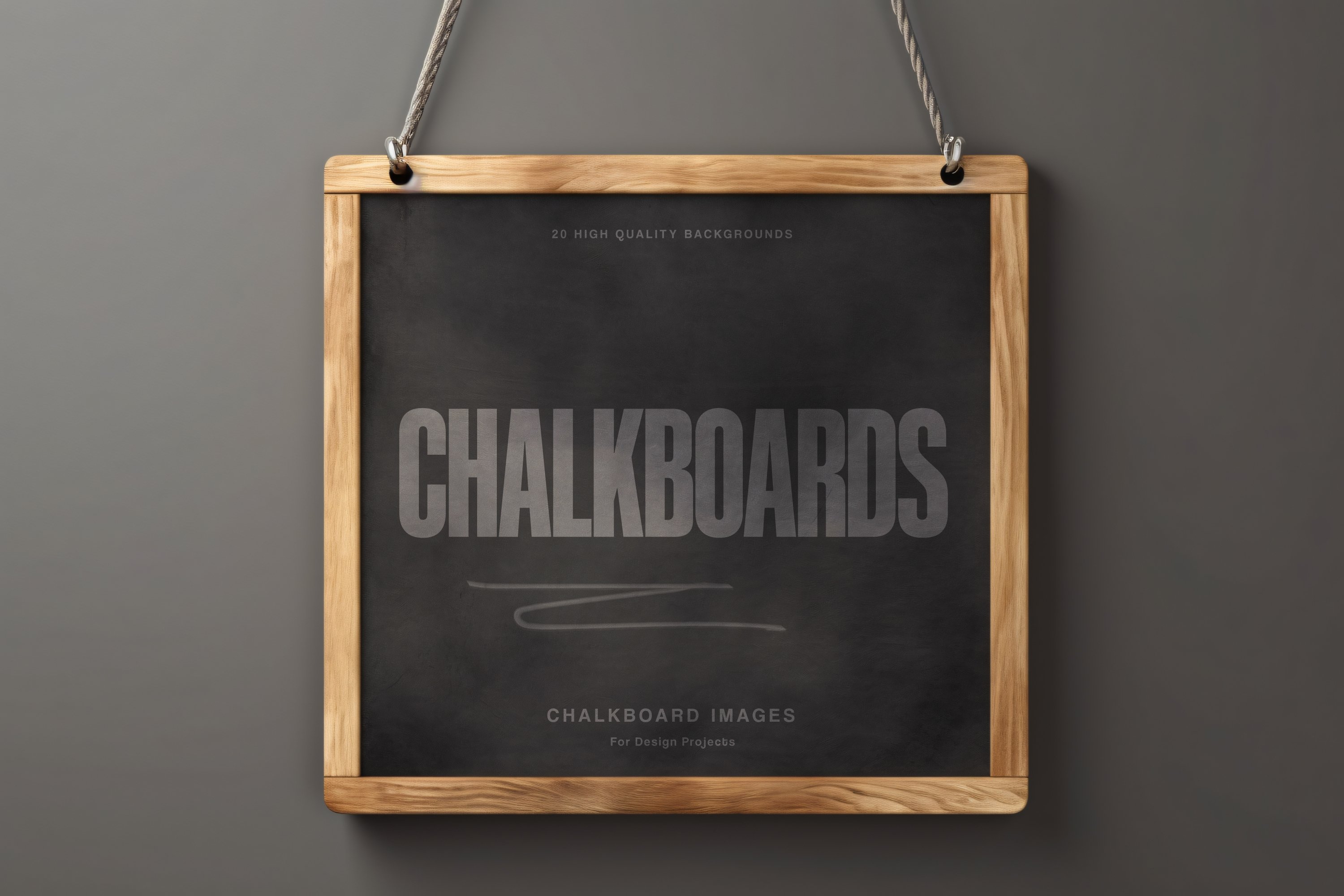 Photoshop Template Chalkboard