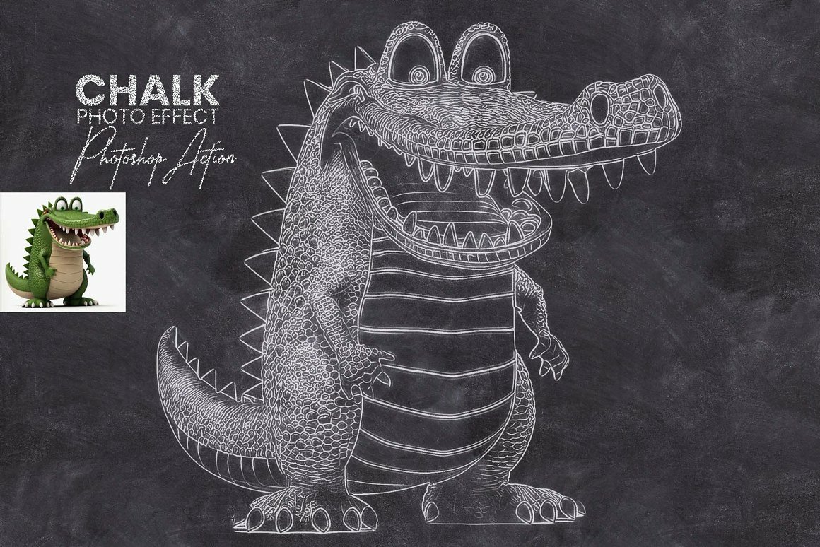 Chalk drawing photoshop store