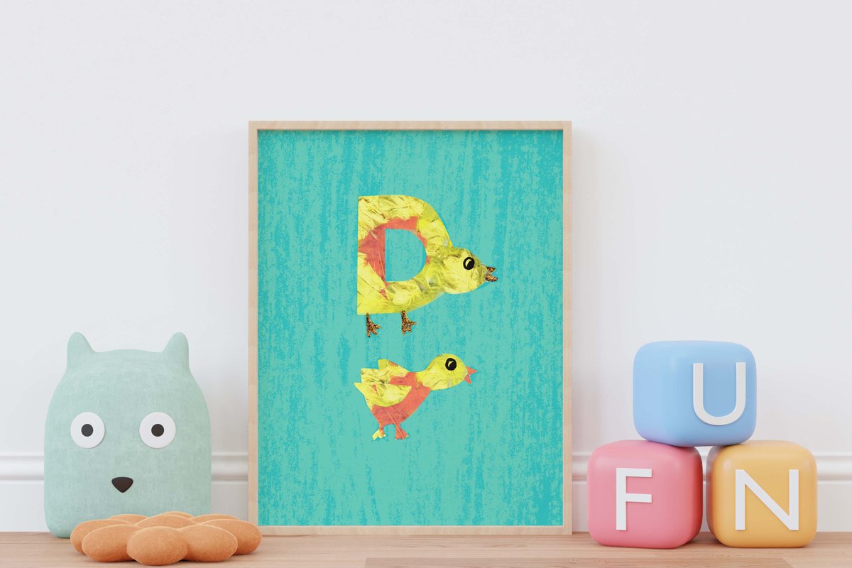 Children's Instant Downloadable Letter D for Duck letter art (2202239 ...
