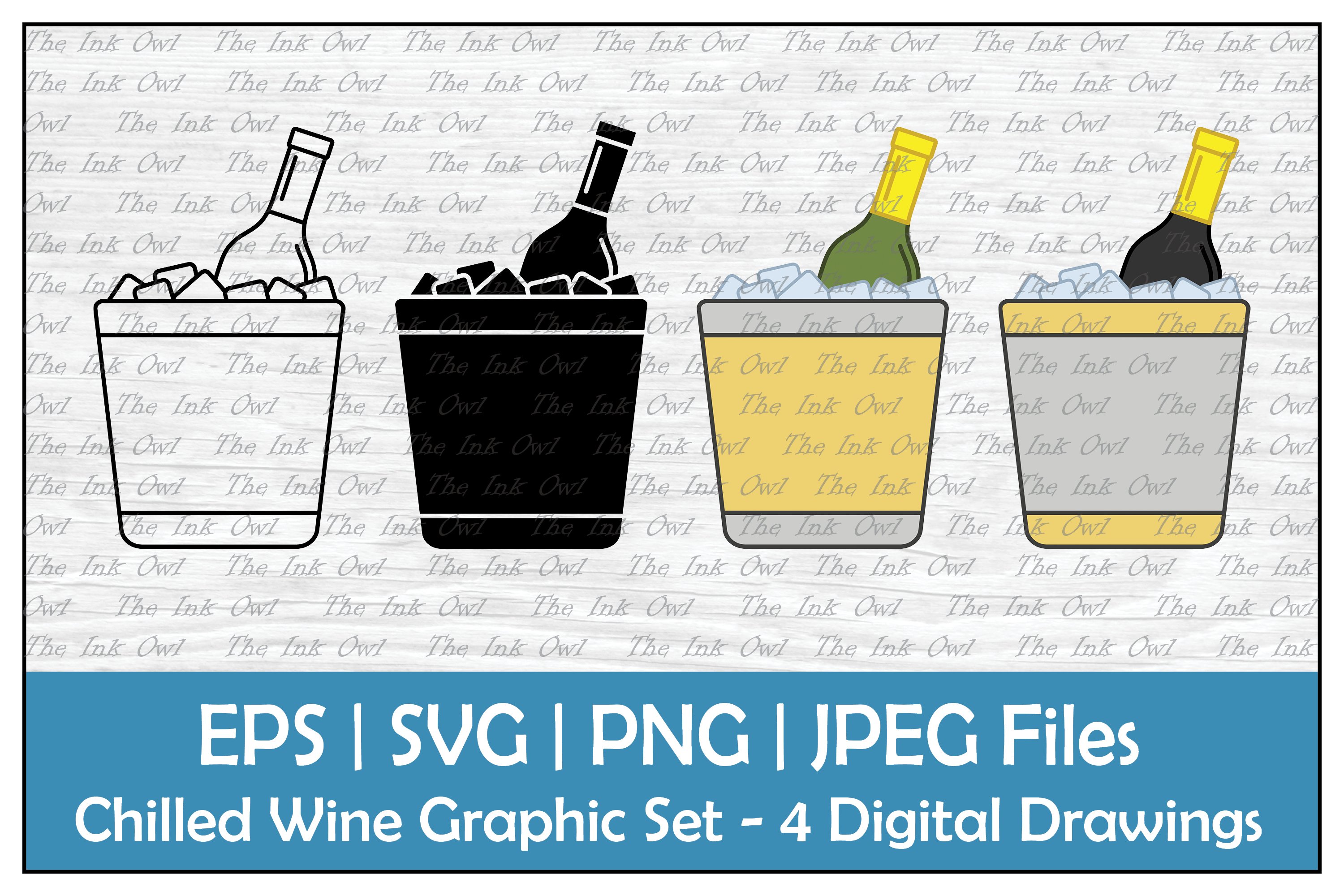 Wine Bottle Silhouette Outline