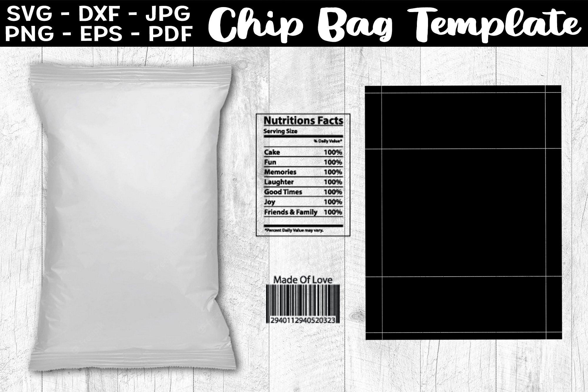 Chip Bag Template Blank Template Potato Chip Bag Ubicaciondepersonas 