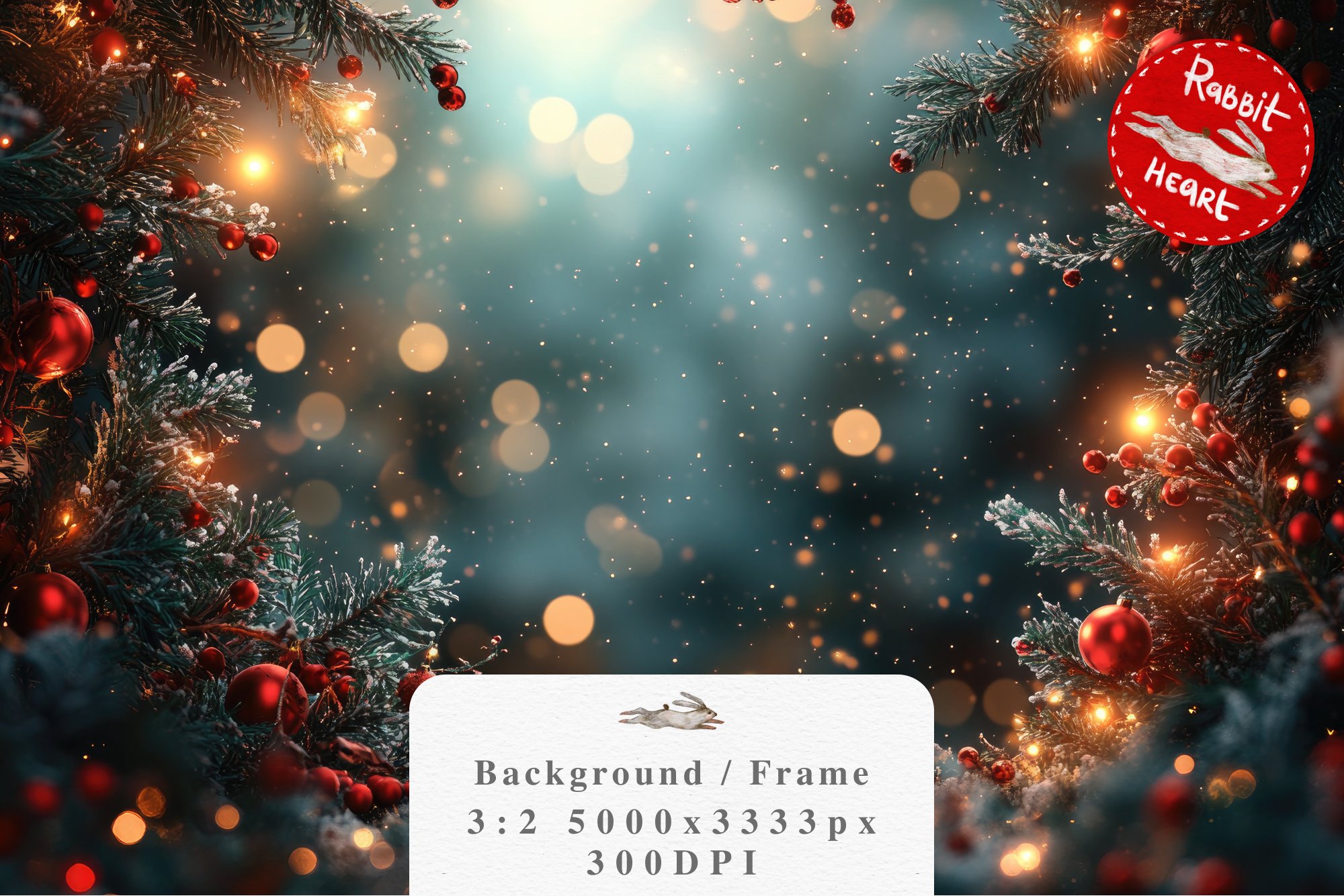Printable Christmas Invitation Background