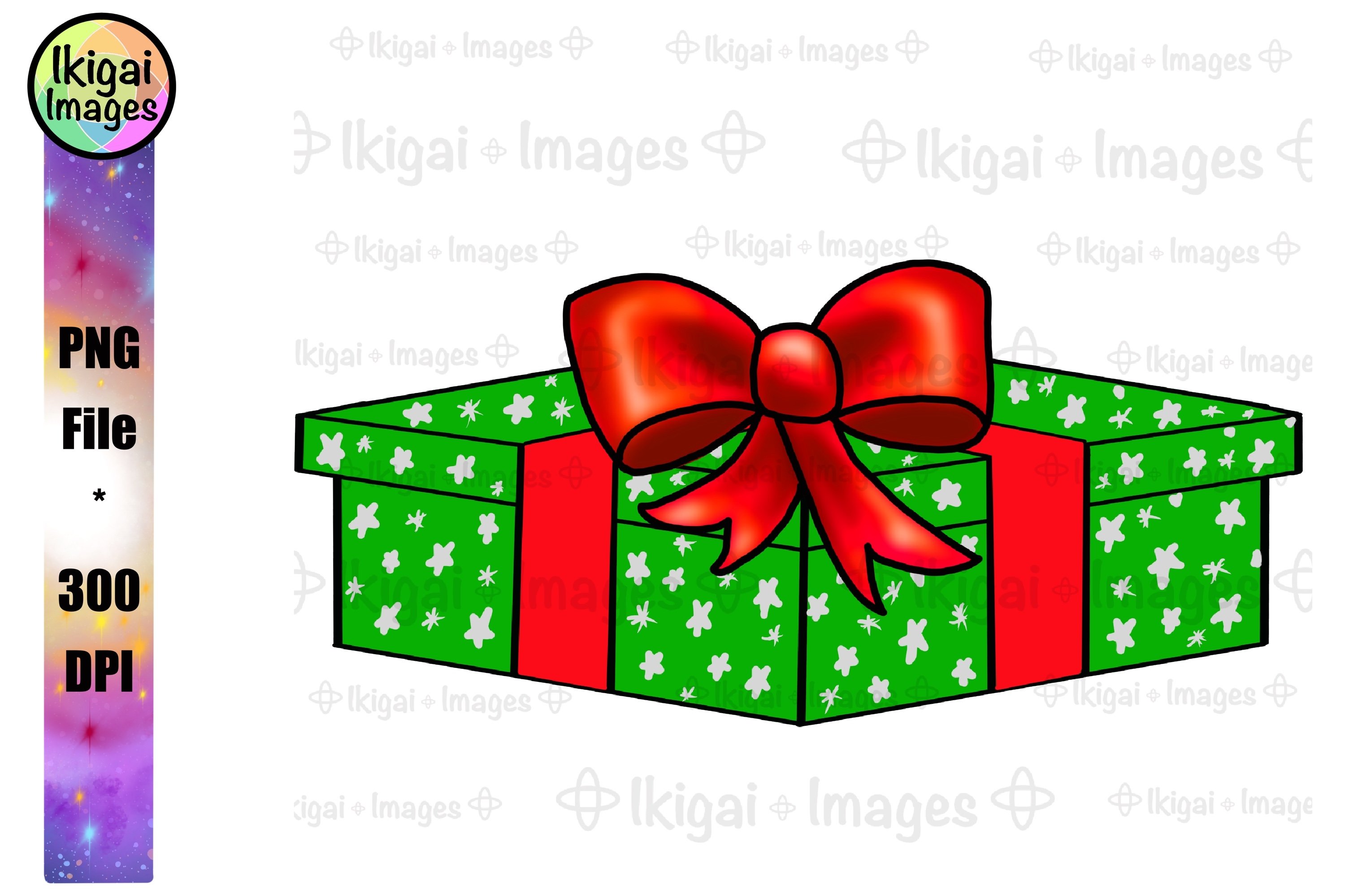 Christmas Gift, Gift Box, Present with Bow, Sublimation PNG (1367561 ...