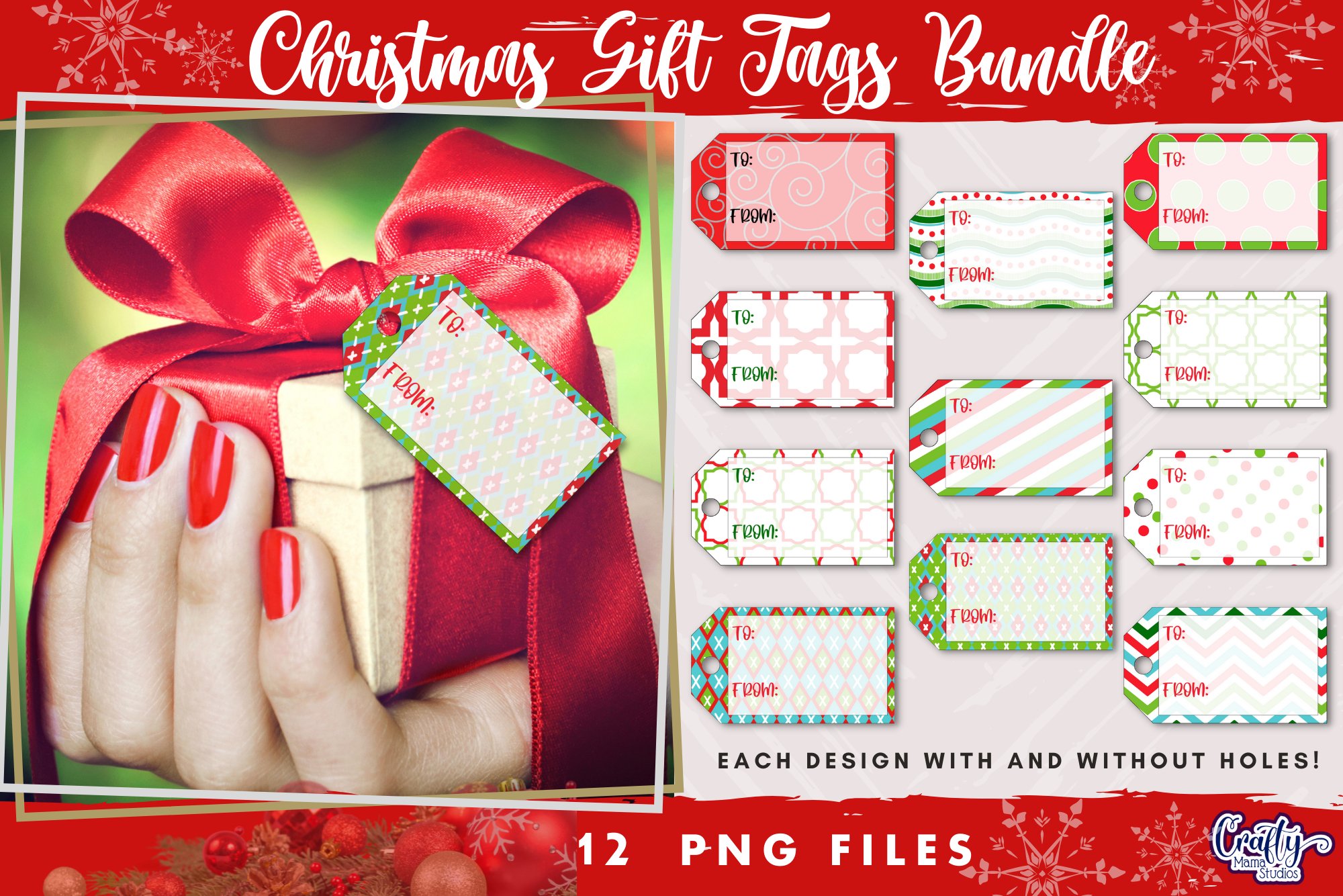 Editable Christmas Gift Tags