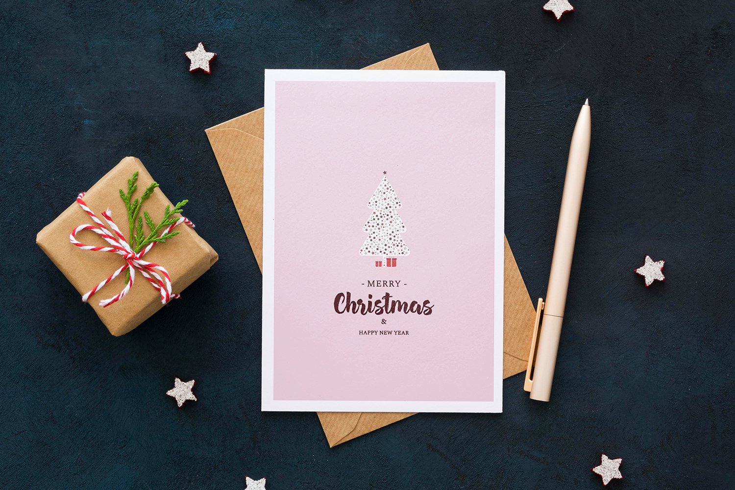 Christmas and New Year Greeting Card Printable (1369996) | Printables ...