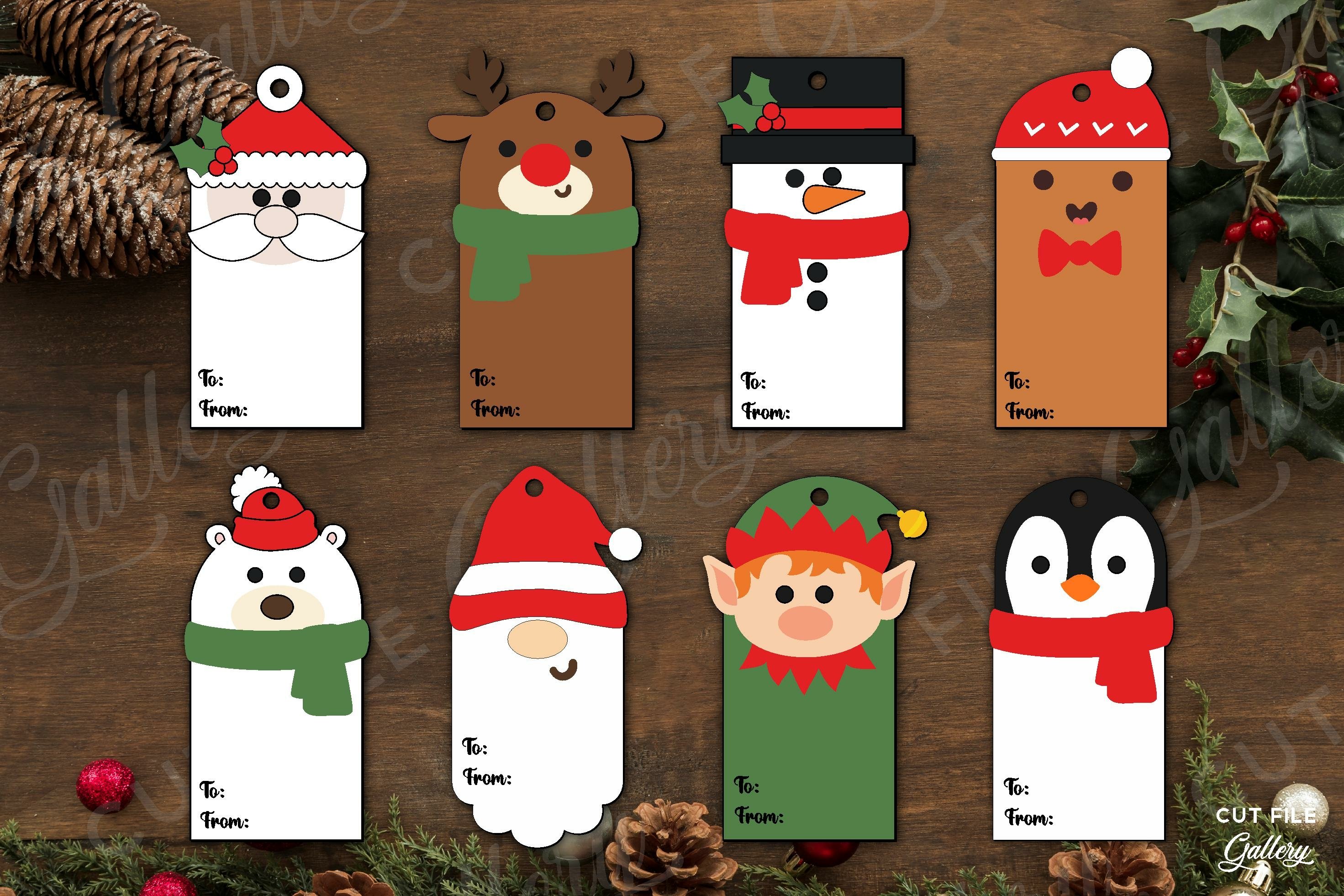 Penguin Christmas Gift Tags Printable