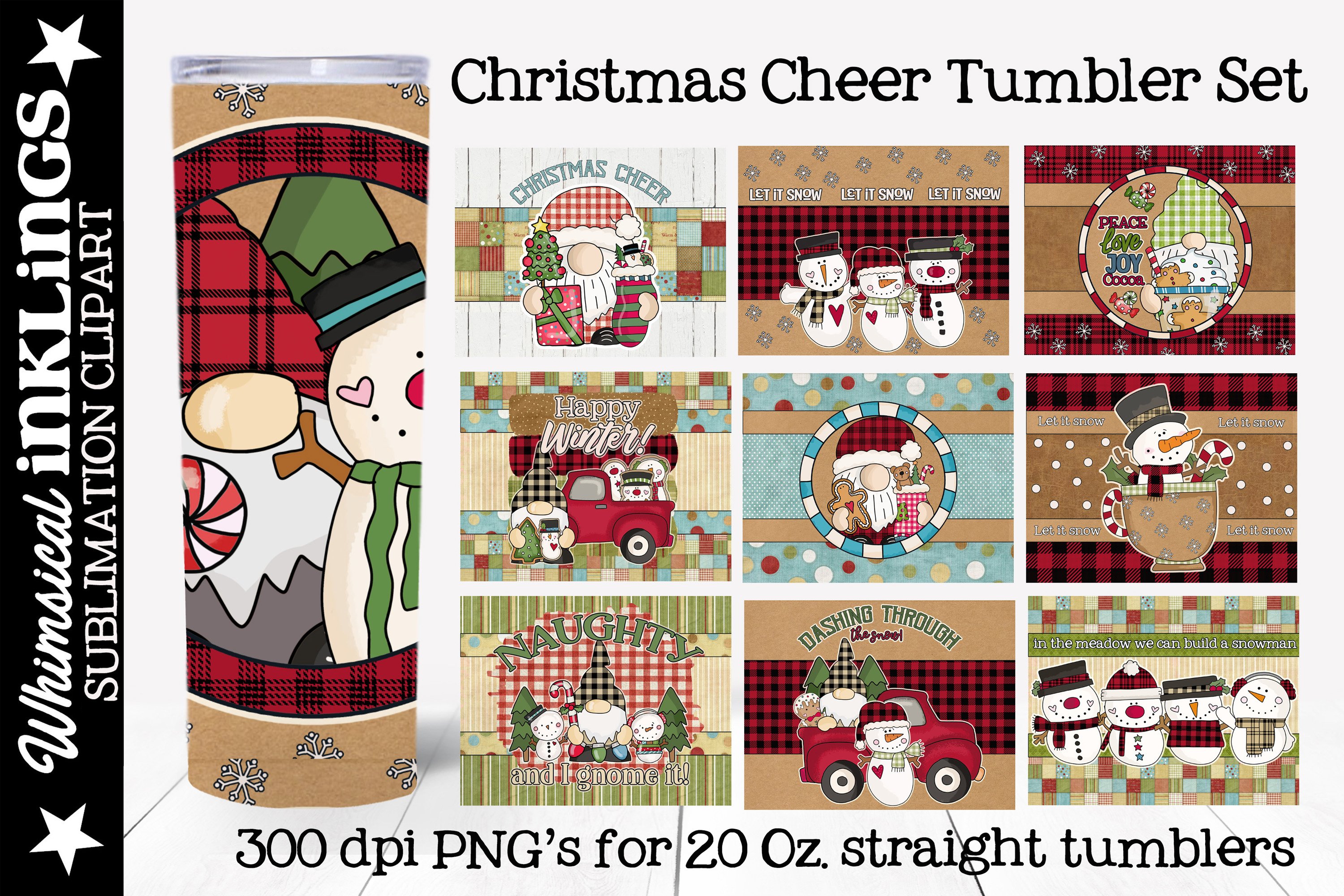 Christmas Cheer Tumbler Set