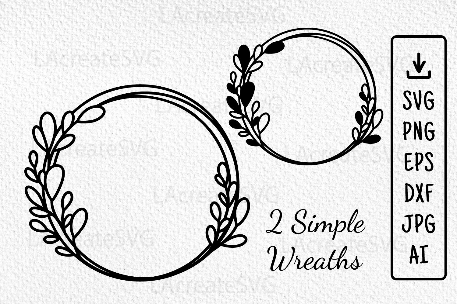 Circle Wreath Svg Floral Circle Wreath (Circle Floral Frame Svg File)
