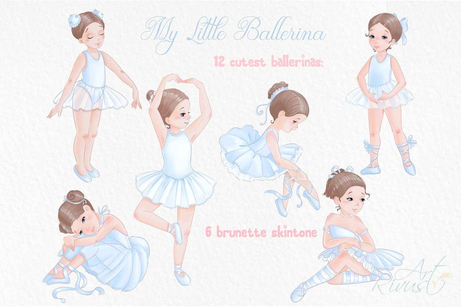 Little Ballerina Clipart
