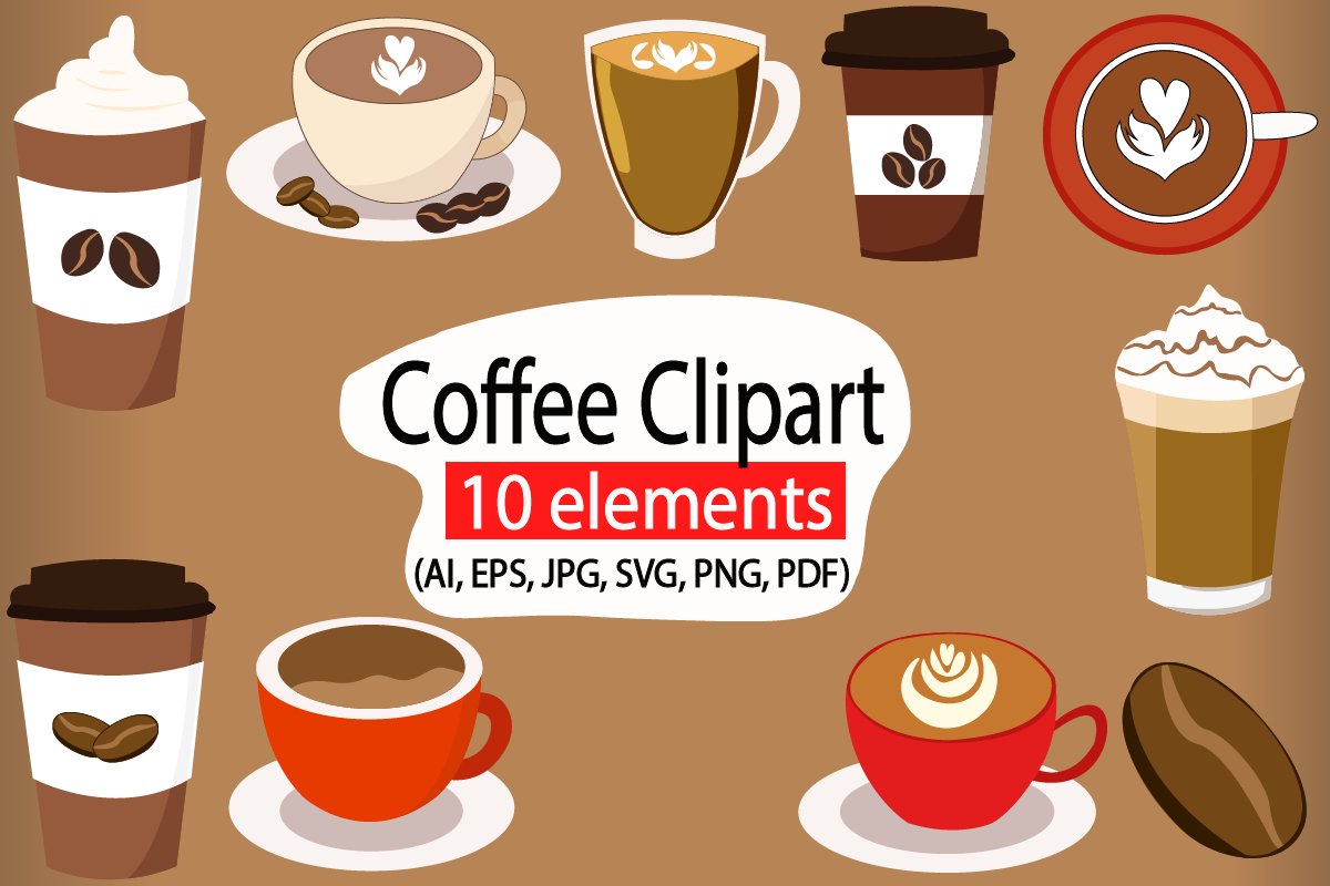 Cute Coffee Mug Clipart