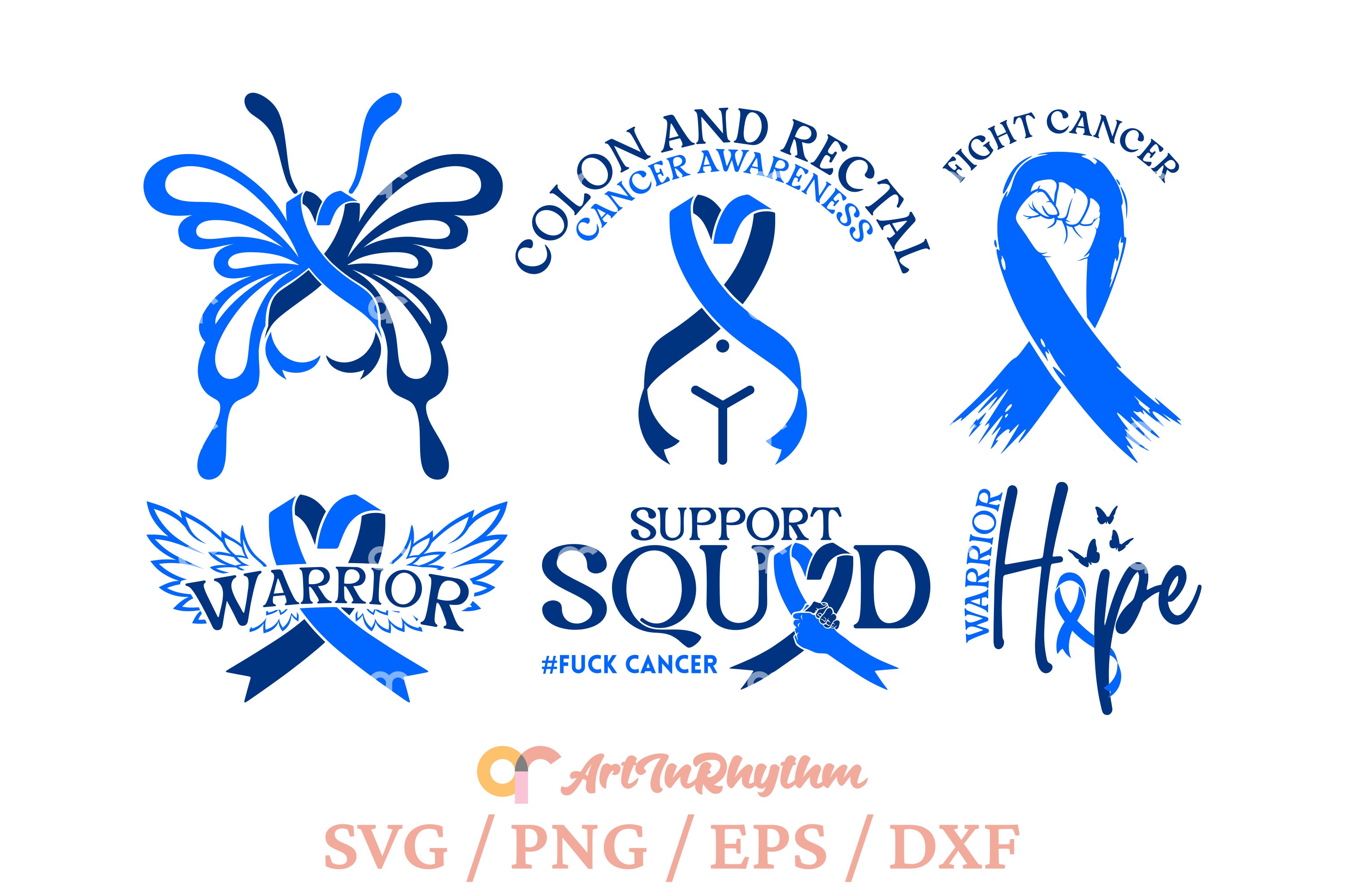 Colon Cancer Ribbon Colors