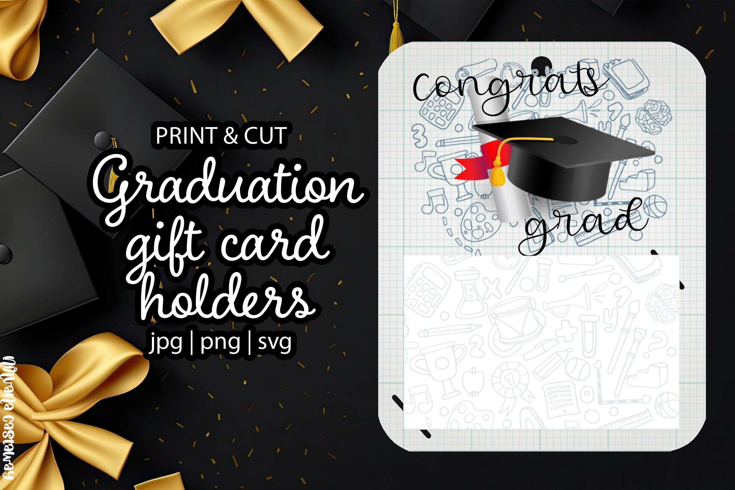 Graduation Open House Card Holders
