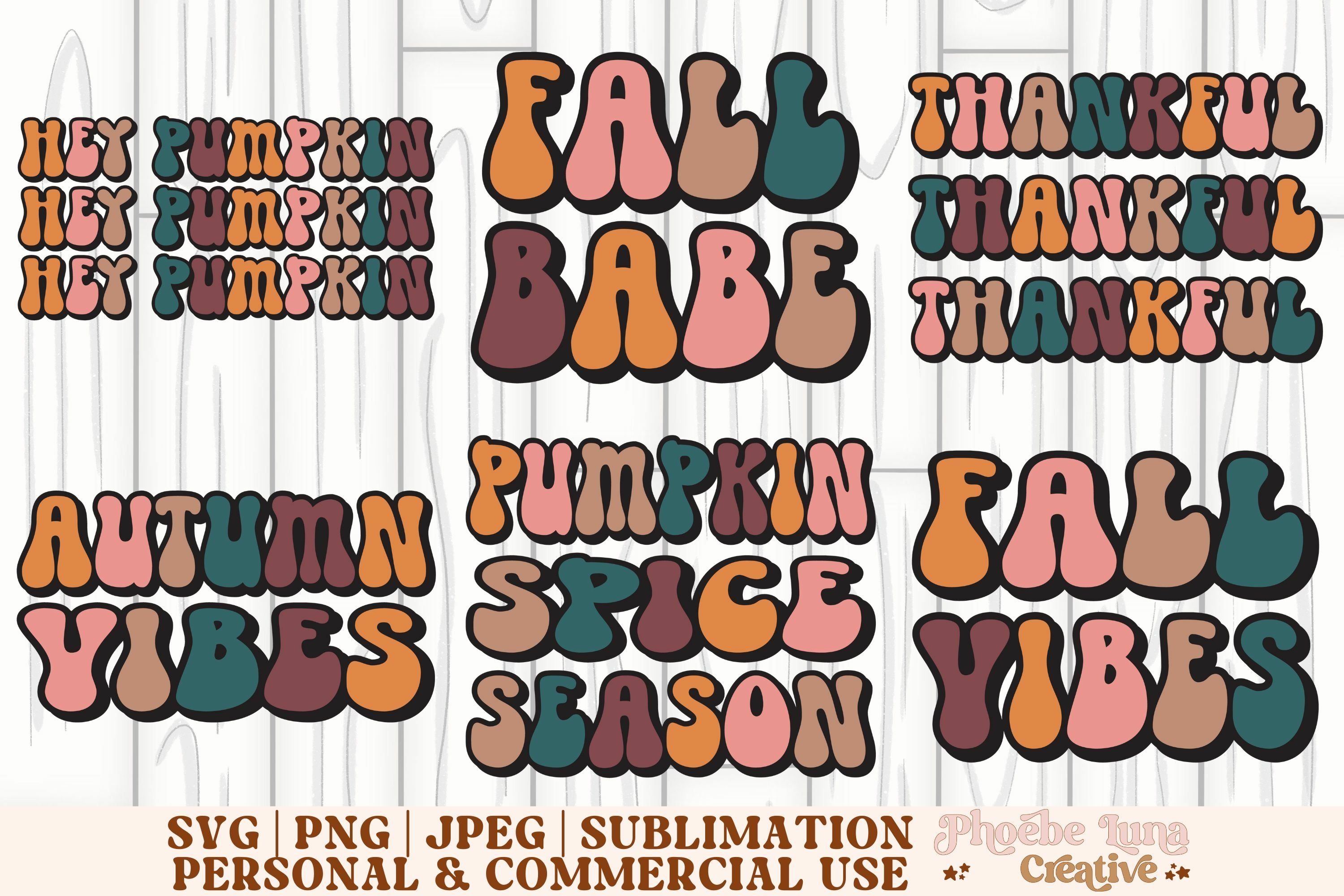 Fall SVG Bundle , Fall Vibes SVG, Autumn SVG (2235170)