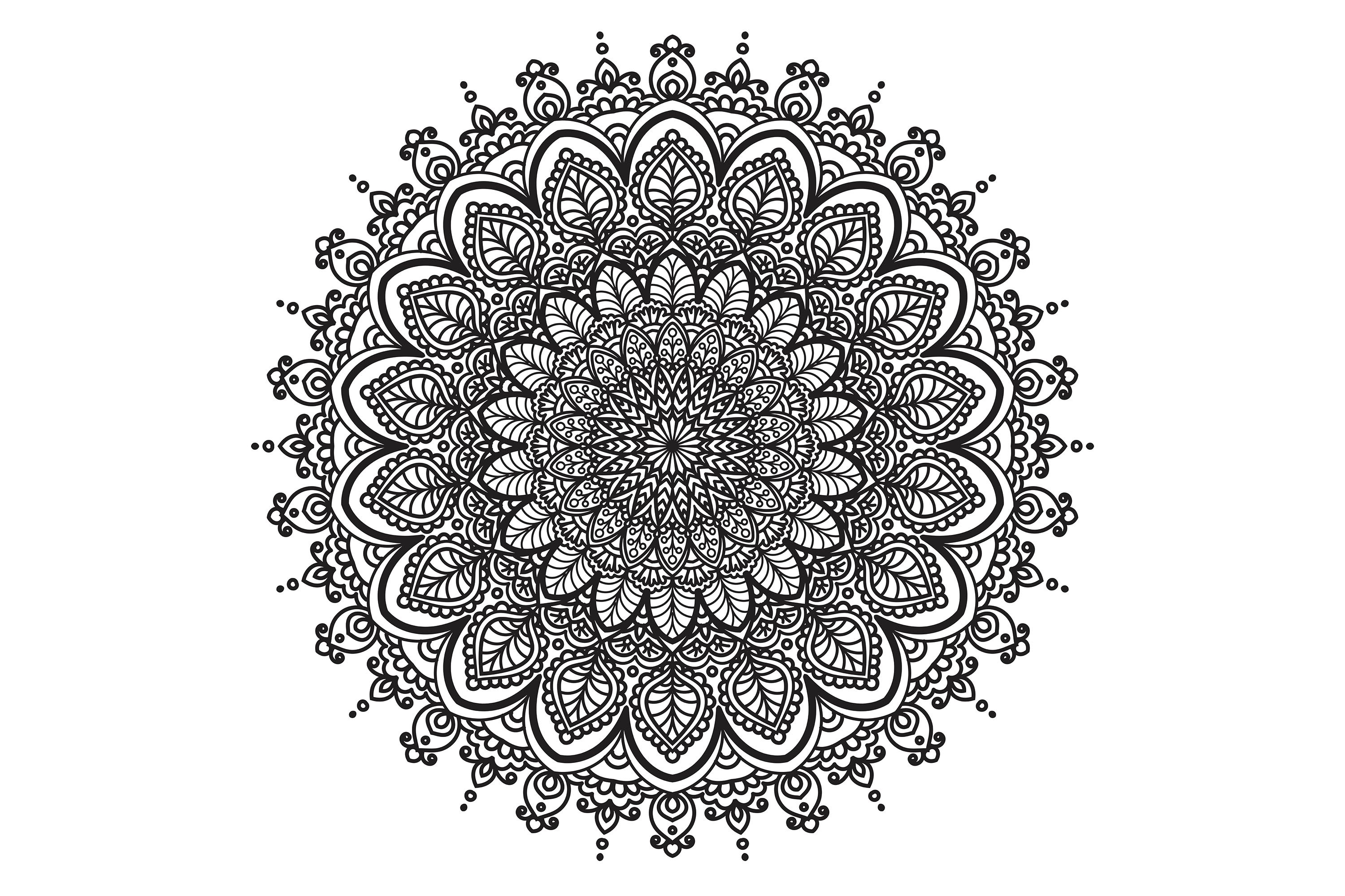 Mandala Art-12 (2239368) | Patterns | Design Bundles