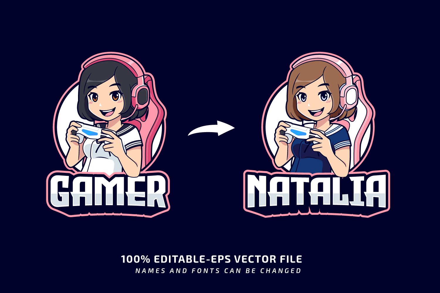 Girl Gamer Logo