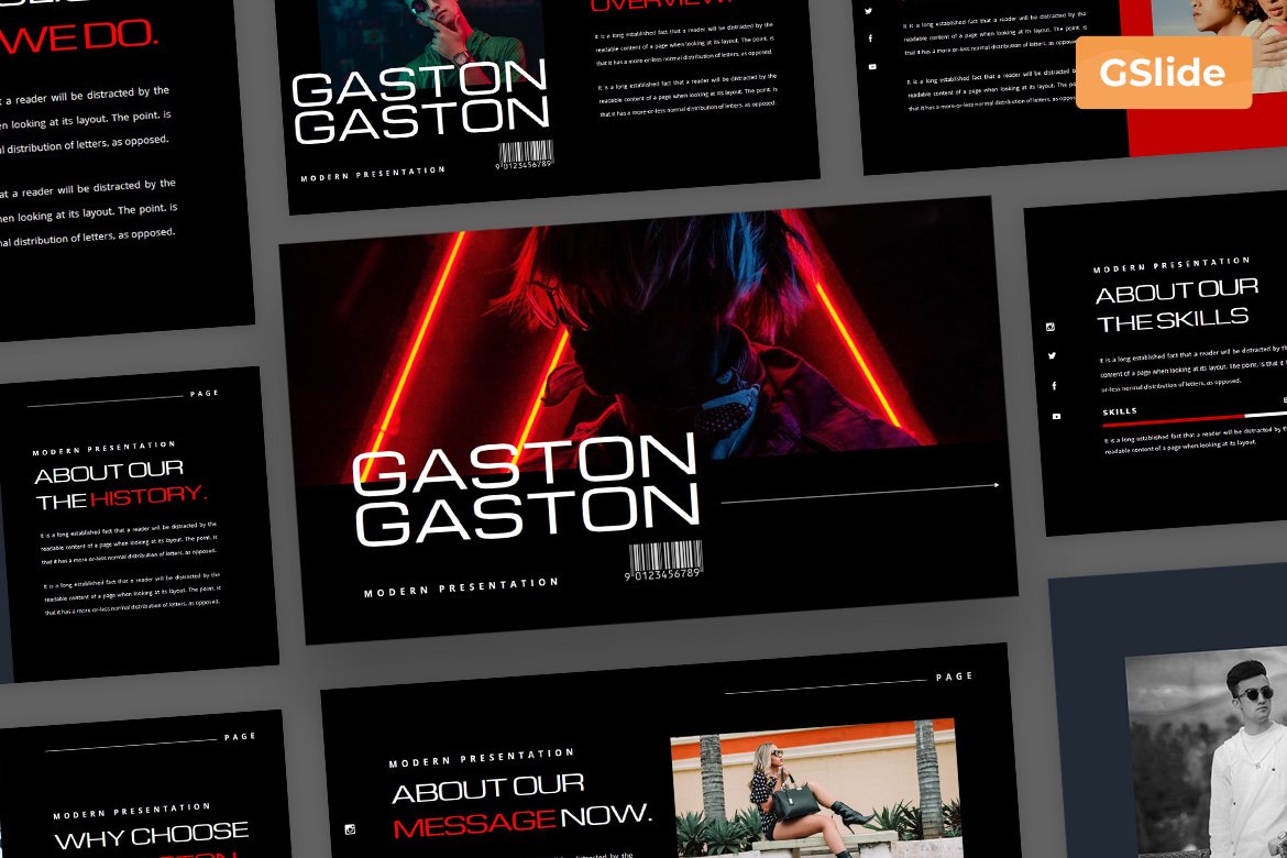 Gaston Presentation Template