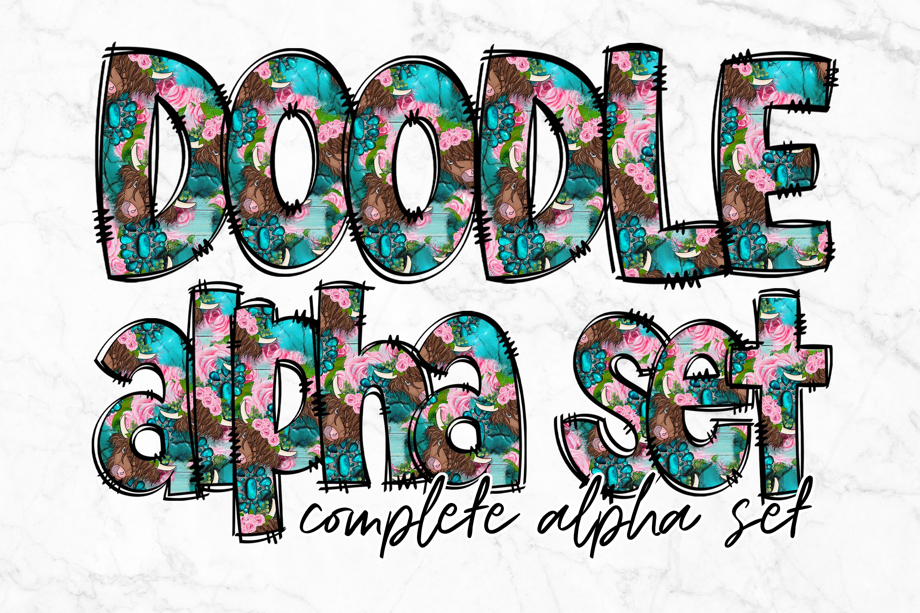 Easy Doodle Art Letters