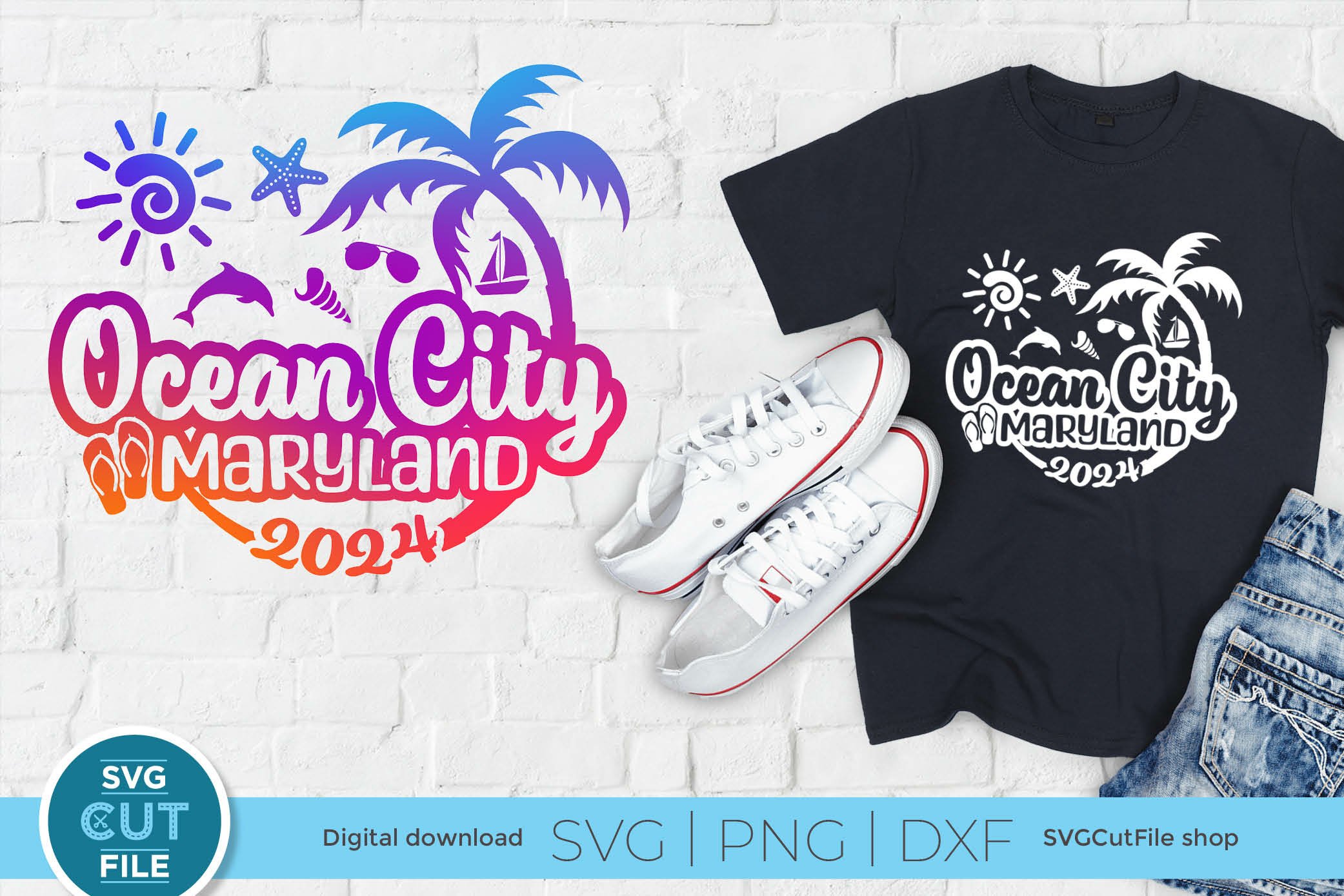 Ocean City Maryland Logo Ocean City Groove