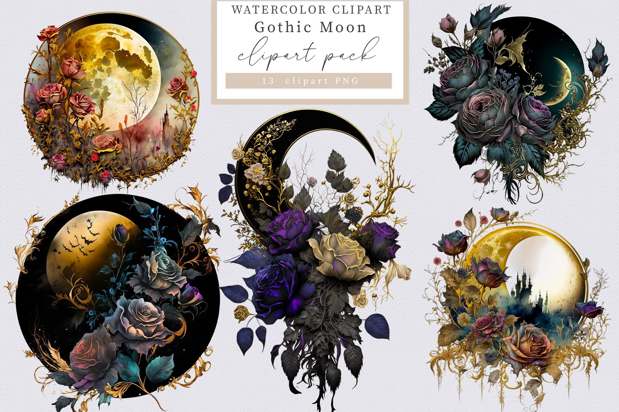 Halloween Moon Clipart