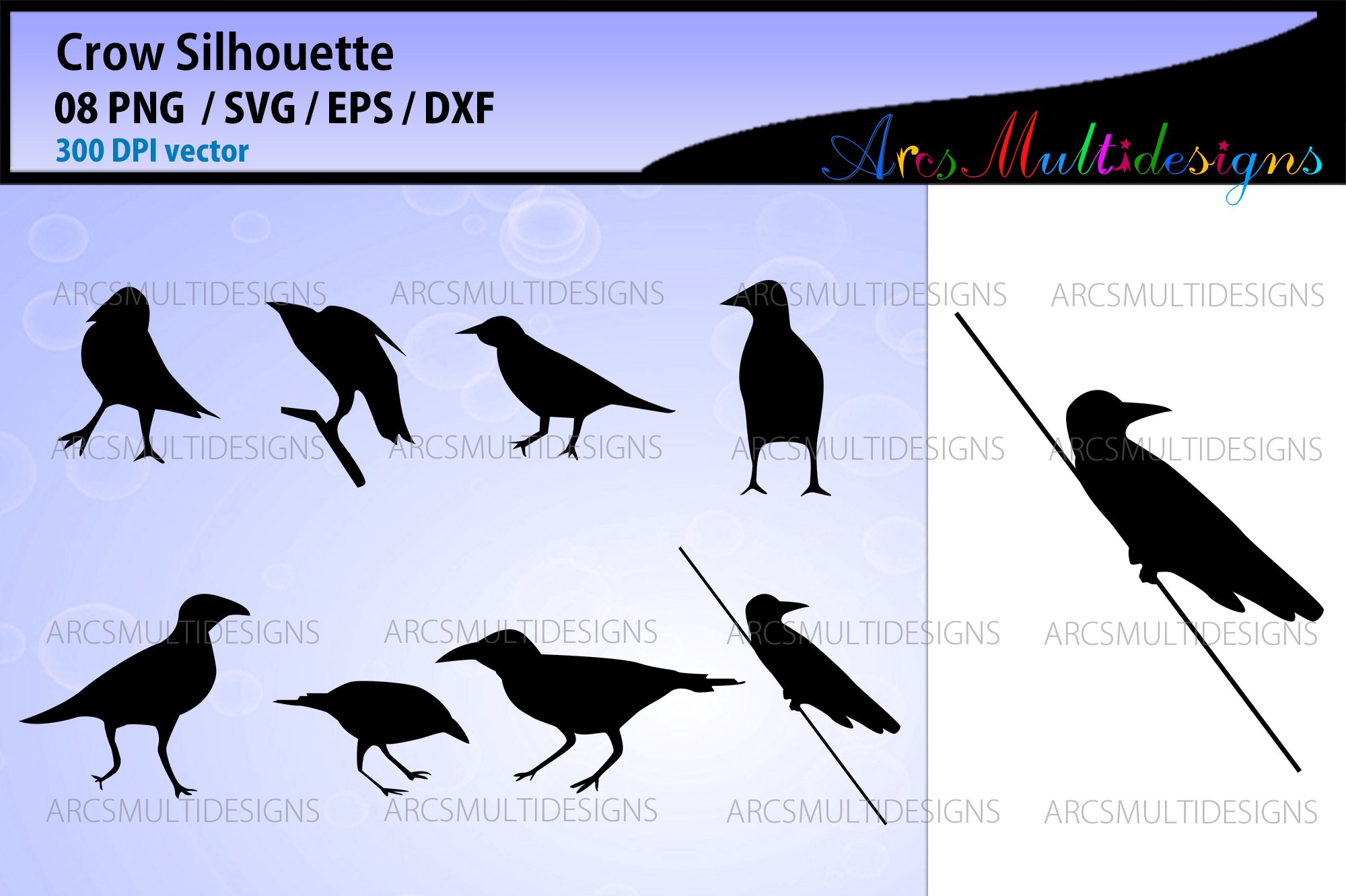 Crow Silhouette Halloween