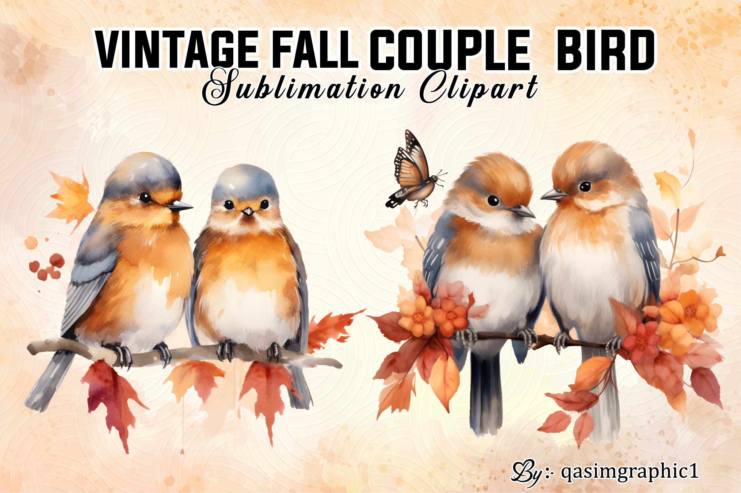 Cute Birds Clipart