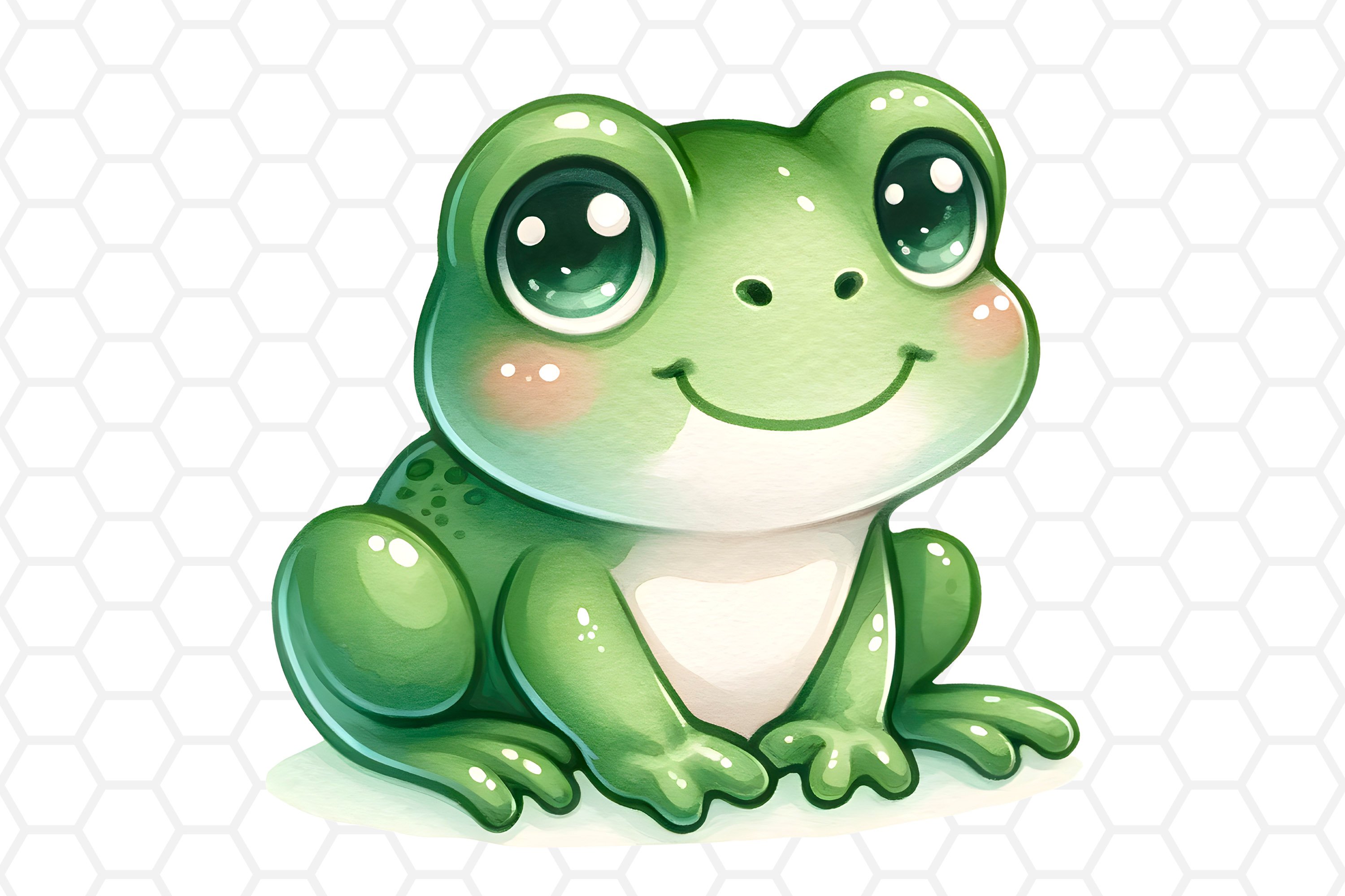 Cute Frogs Clipart