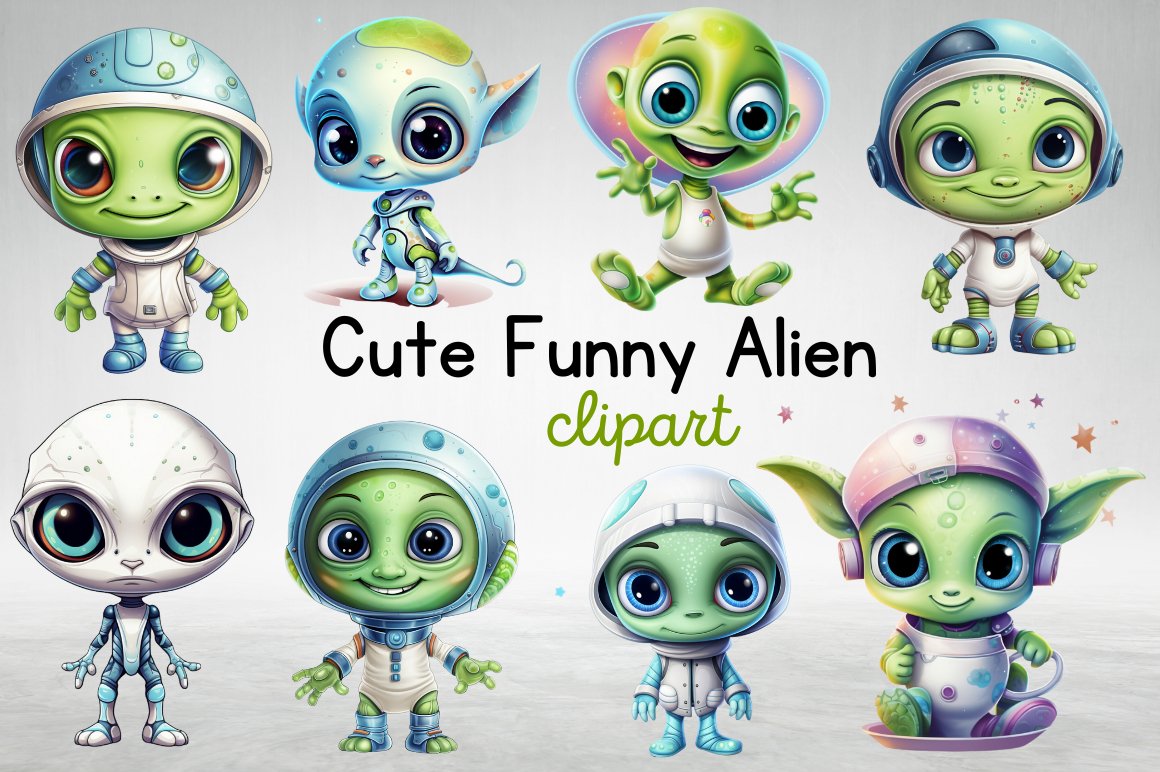 Funny Aliens Cartoon